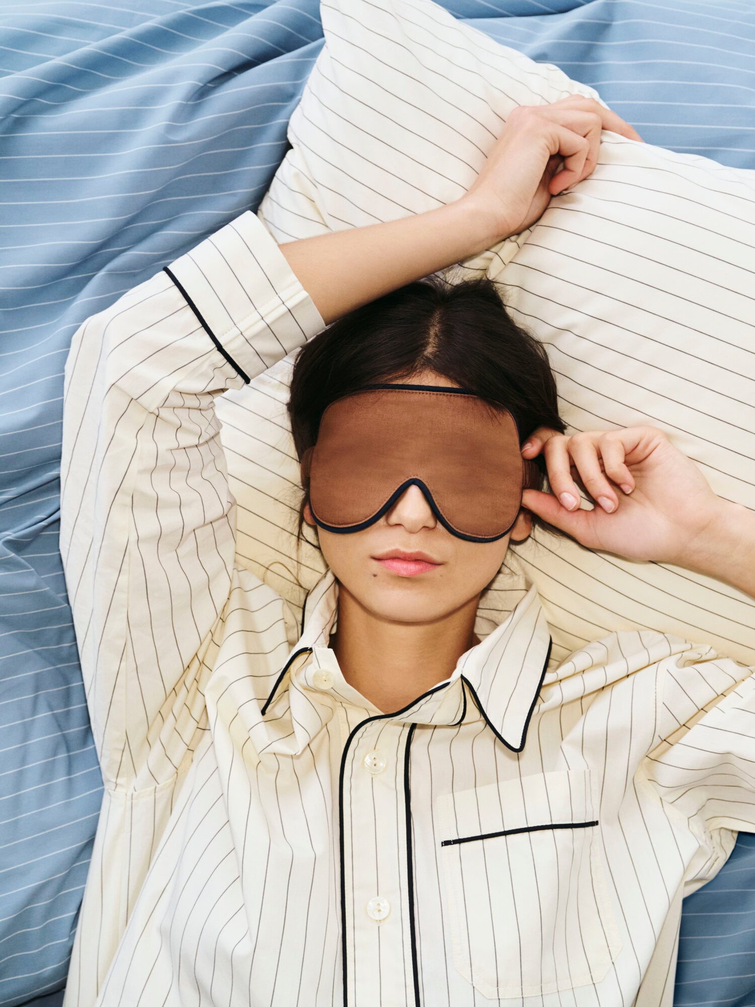 HAY Outline sleep mask, milk chocolate | Finnish Design Shop