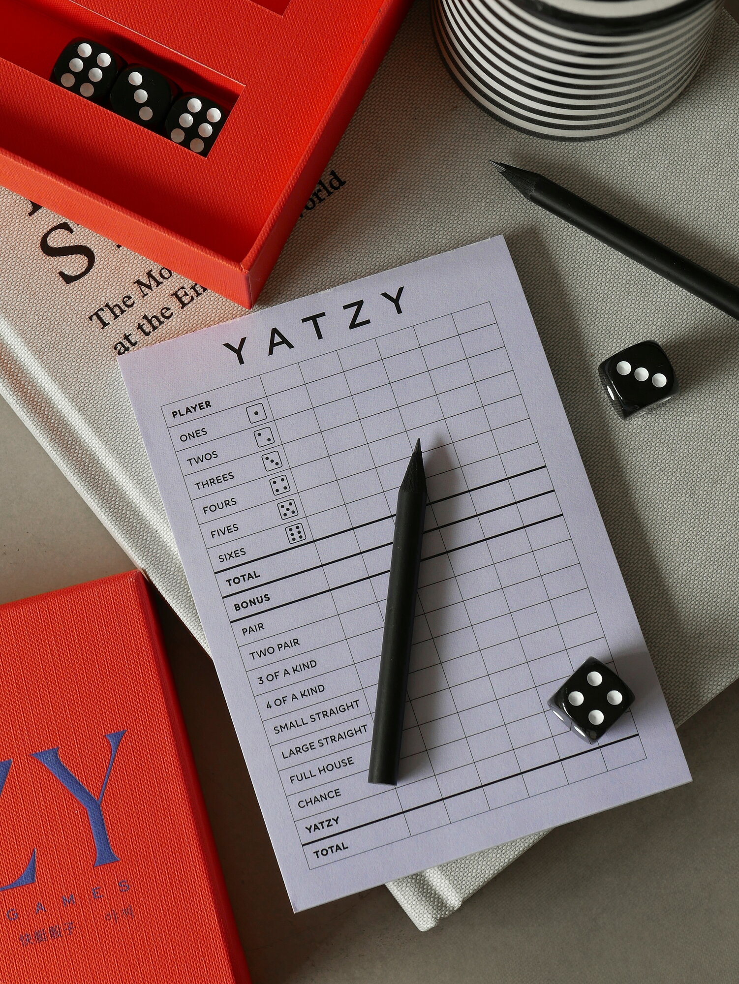Printworks Classic - Yatzy, red | Finnish Design Shop