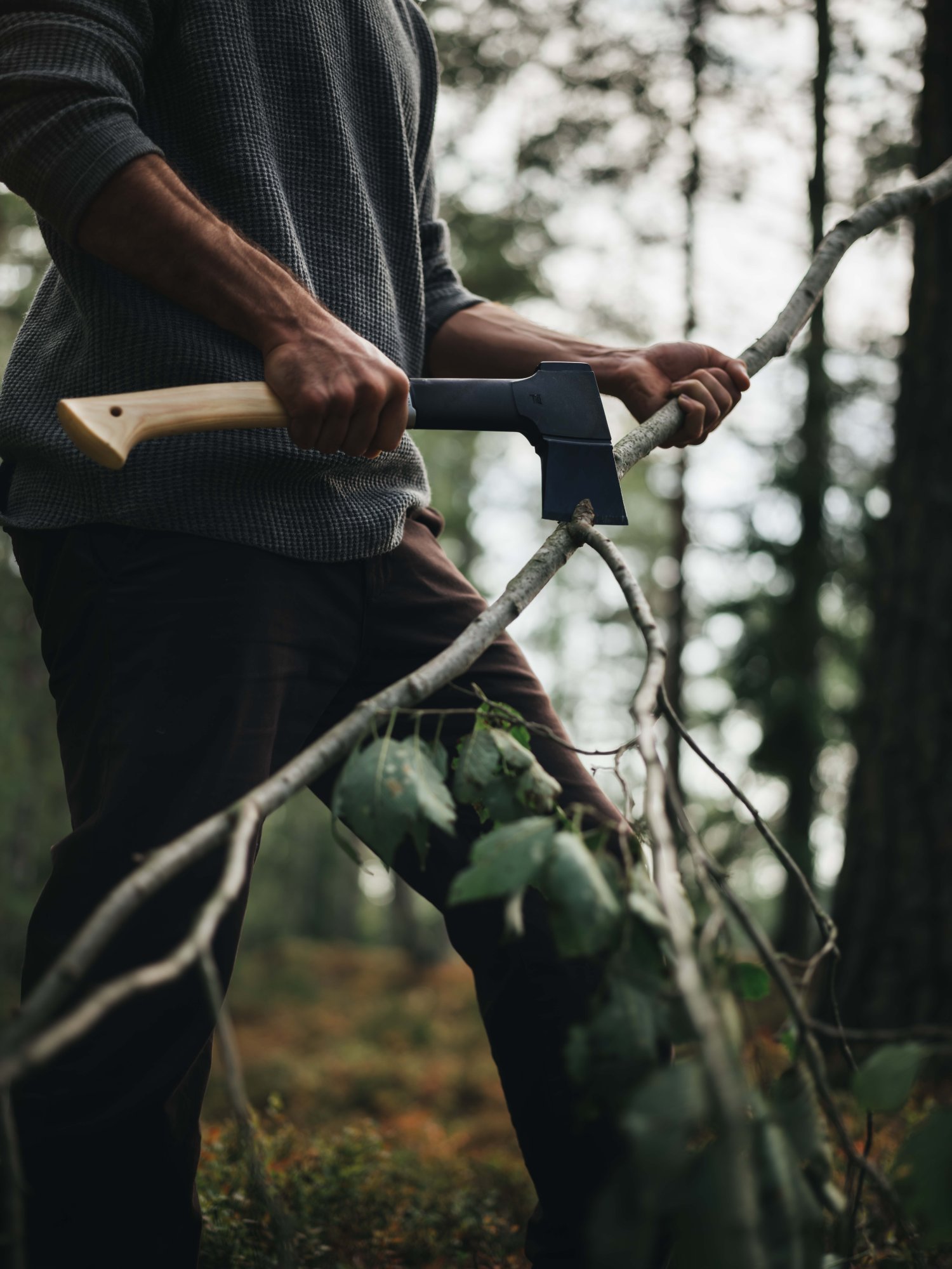 Fiskars Norden chopping axe N10 with sharpener | Finnish Design Shop UK