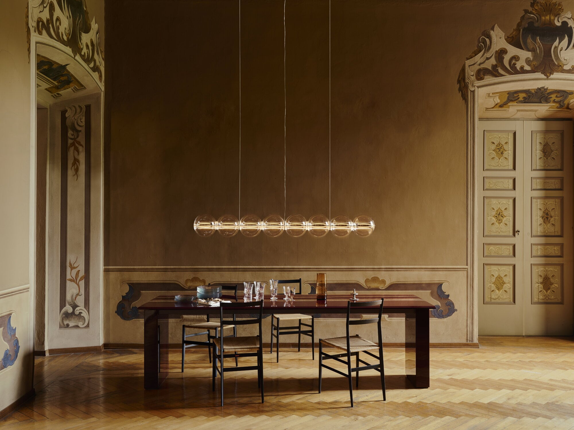 Flos Luce Sferica S1 suspension lamp, glass, clear | Finnish Design Shop