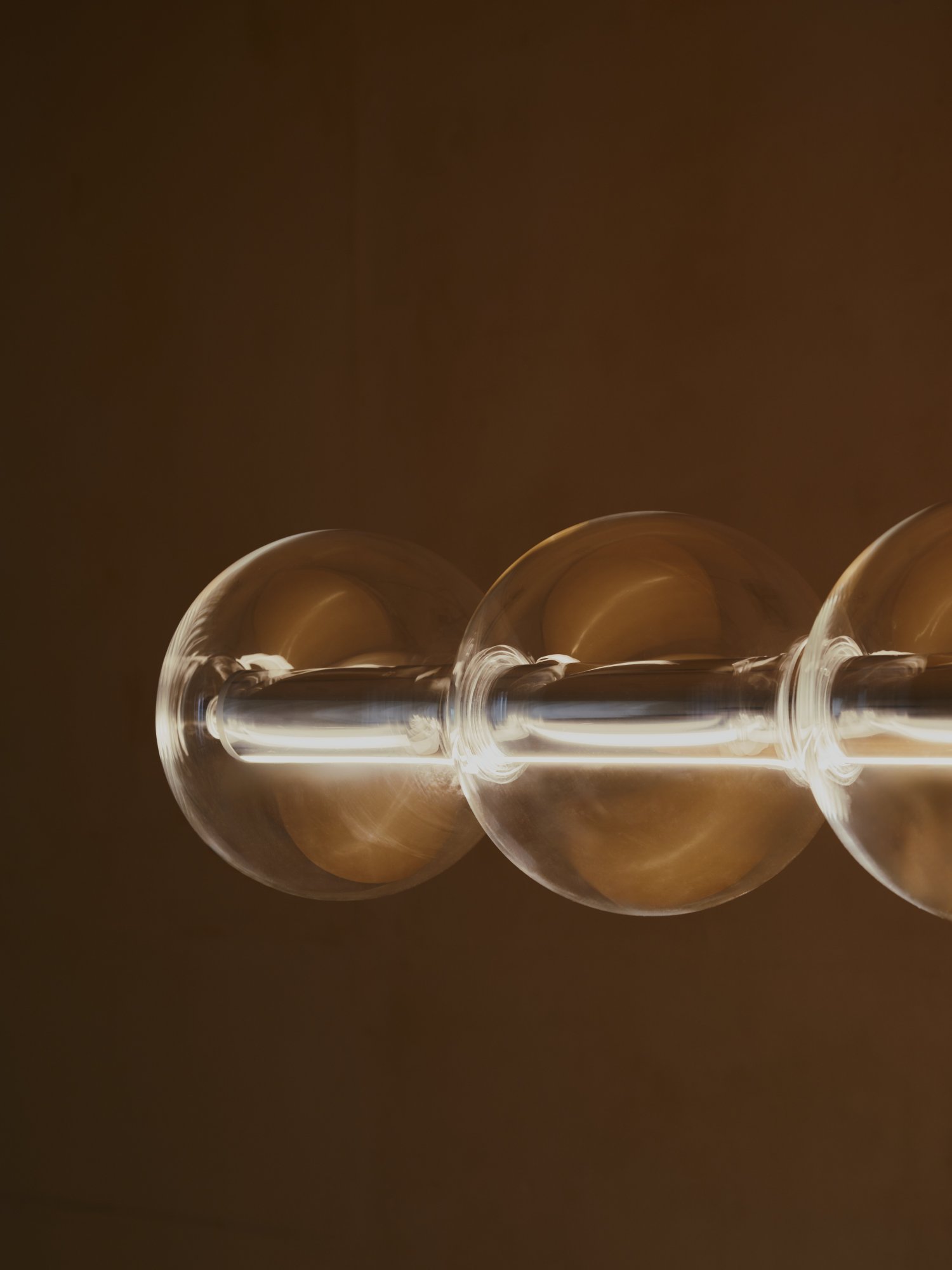 Flos Luce Sferica S2 suspension lamp, glass, clear | Finnish Design Shop