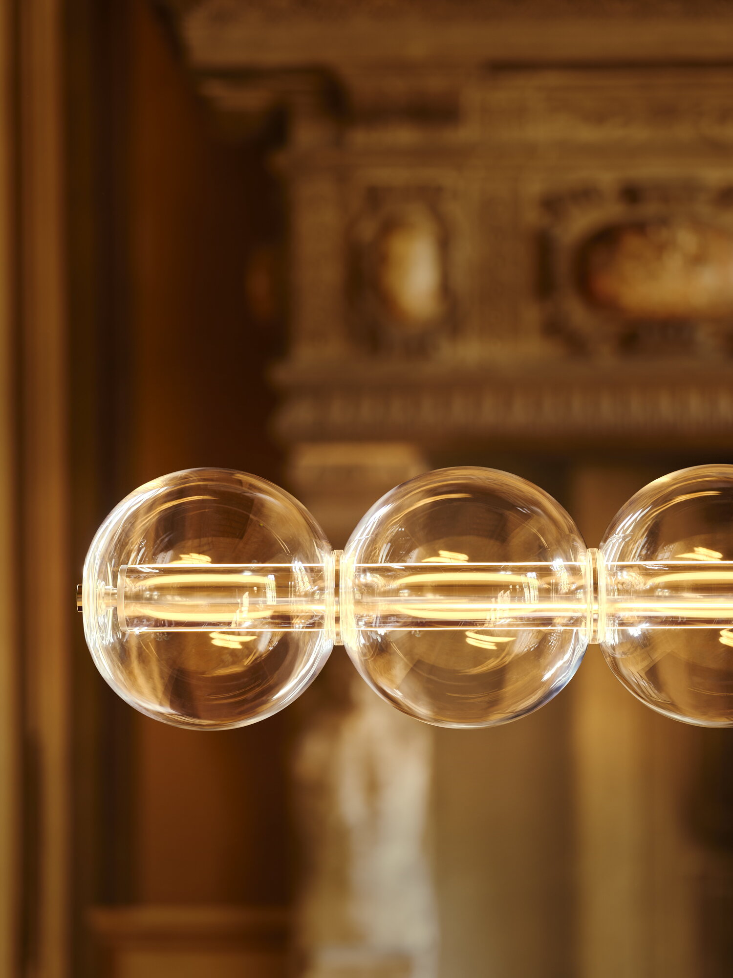 Flos Luce Sferica S3 suspension lamp, glass, clear | Finnish Design Shop