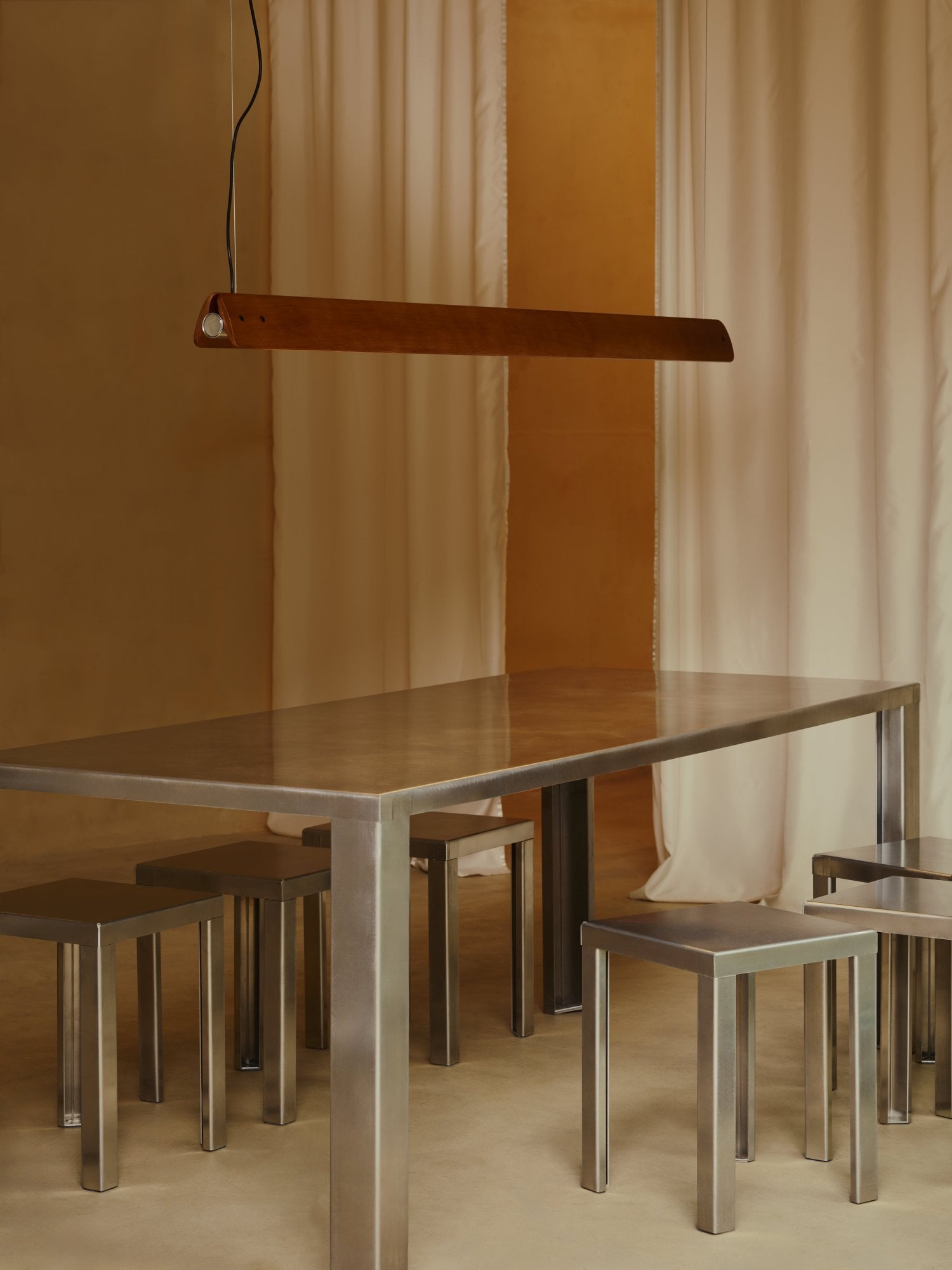 Flos Seki-han suspension lamp, brown | Finnish Design Shop UK