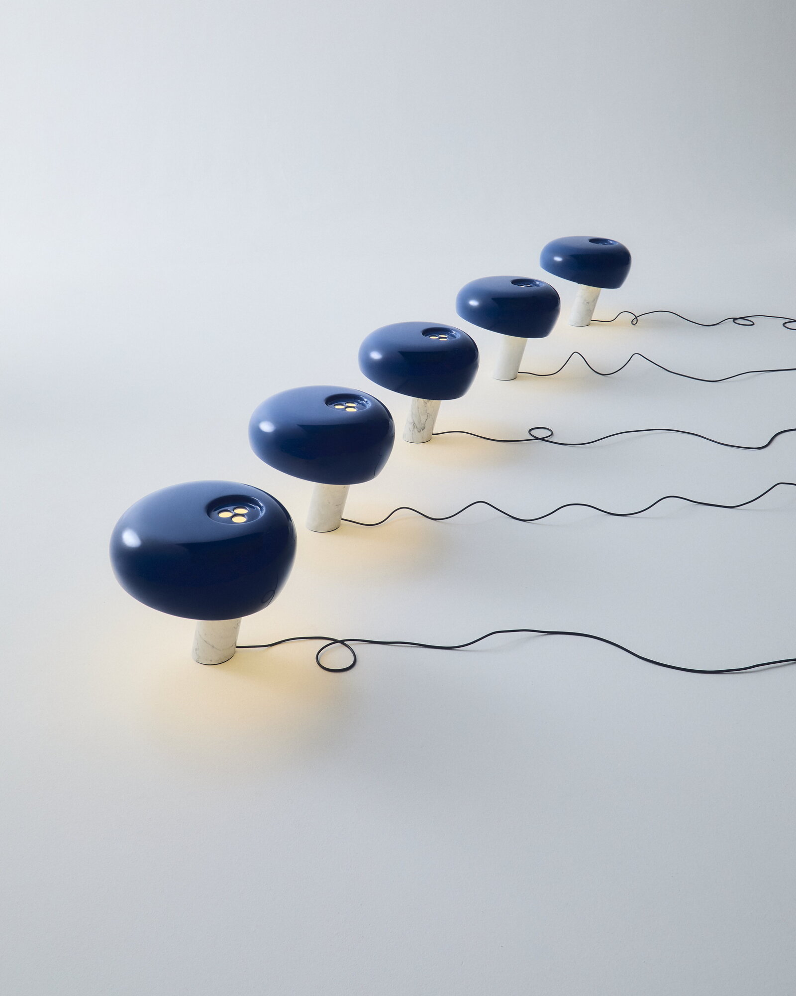 Flos Snoopy table lamp, navy blue | Finnish Design Shop