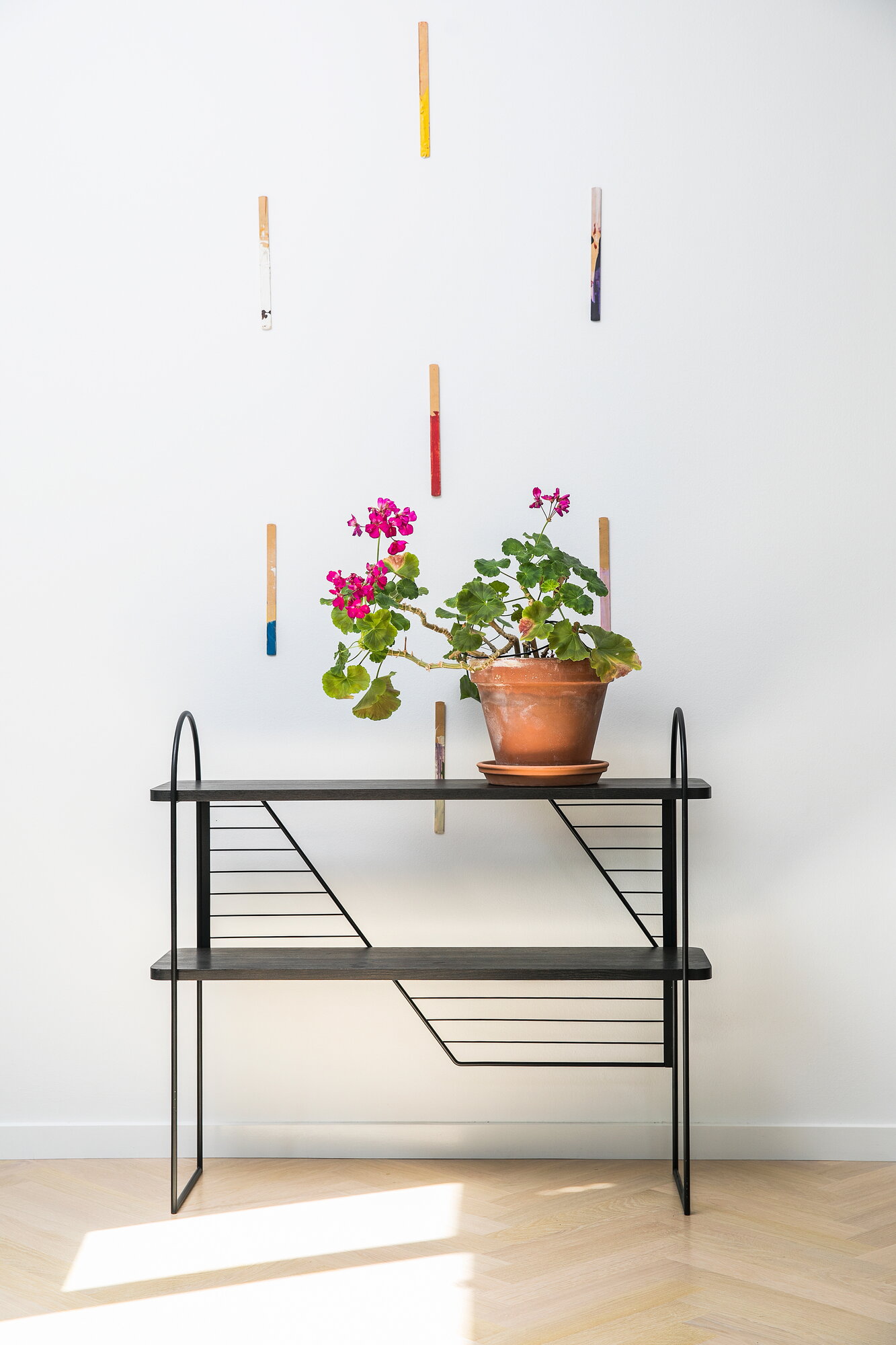 Fólk Reykjavík Urban Nomad console table L, black - black | Finnish Design Shop