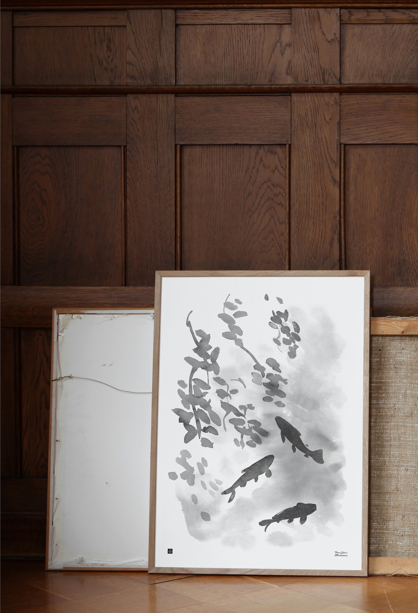 Teemu Järvi Illustrations Forest Pond poster, 50 x 70 cm | Finnish ...