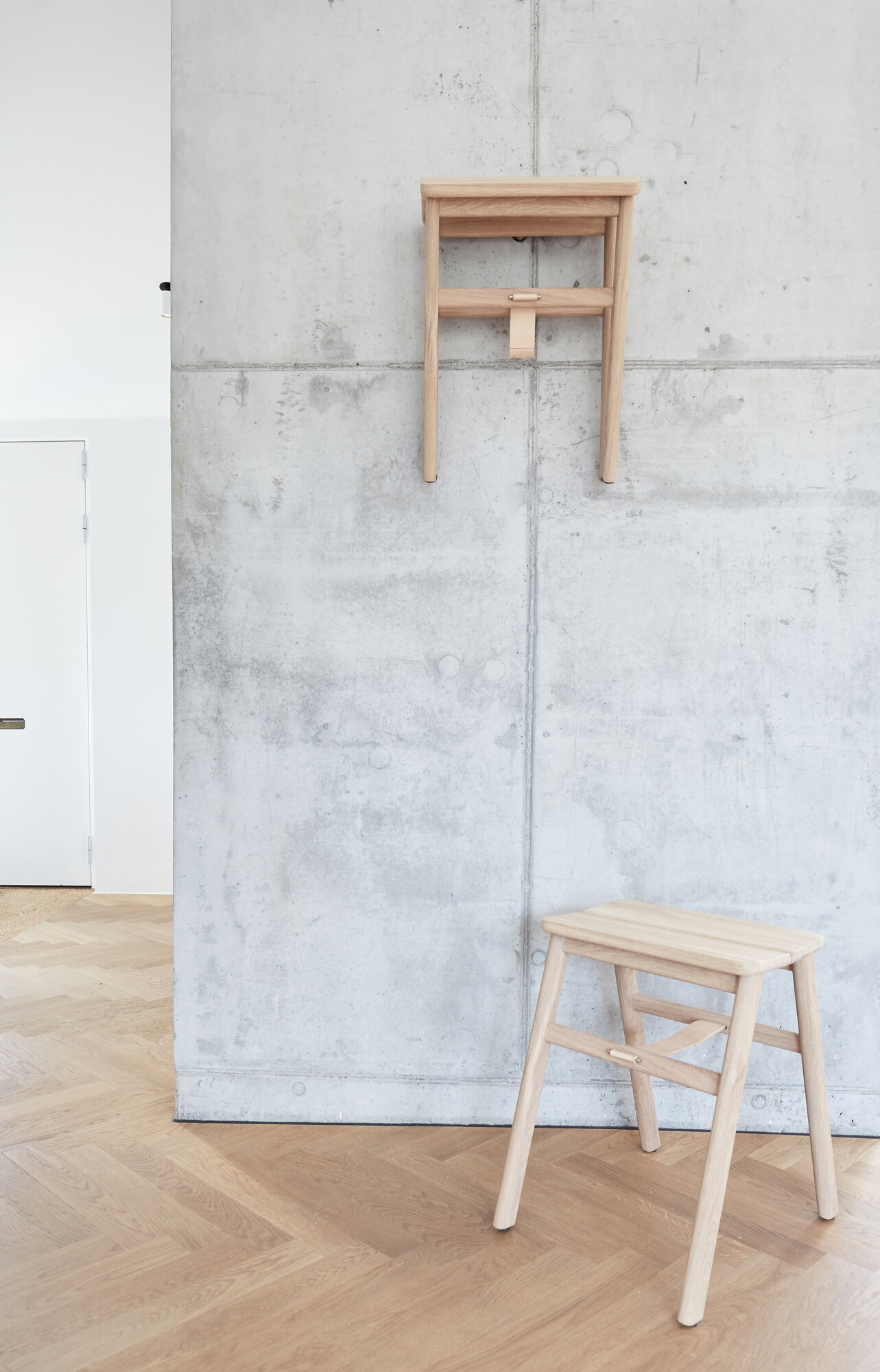 Form & Refine Angle foldable stool, oak | Finnish Design Shop UK