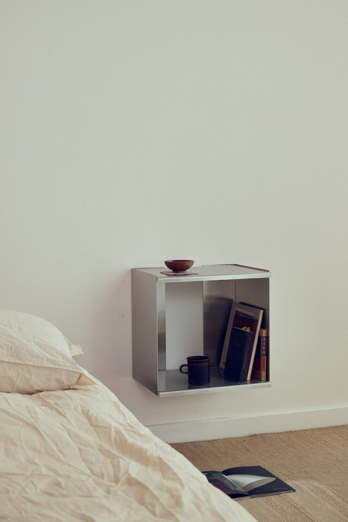 Form & Refine Taper Cube Box shelf, 34 x 35 cm, stainless steel ...