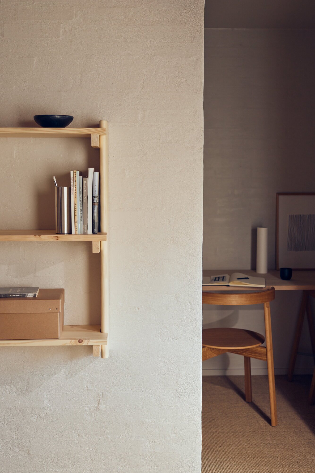 Form & Refine Beam wall shelf 3, pine | Finnish Design Shop