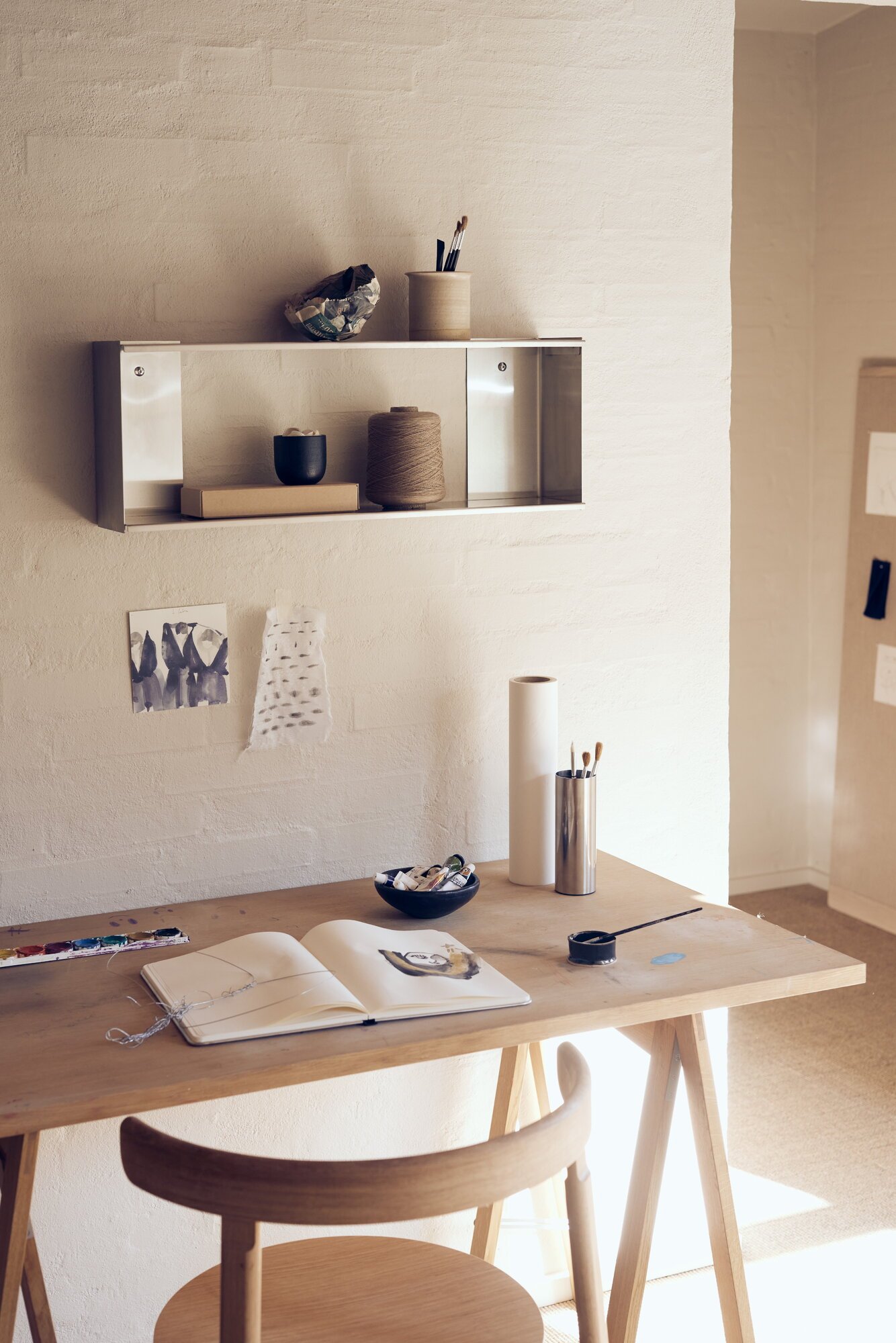 Form & Refine Taper shelf line, 25 x 70 cm, stainless steel | Finnish ...