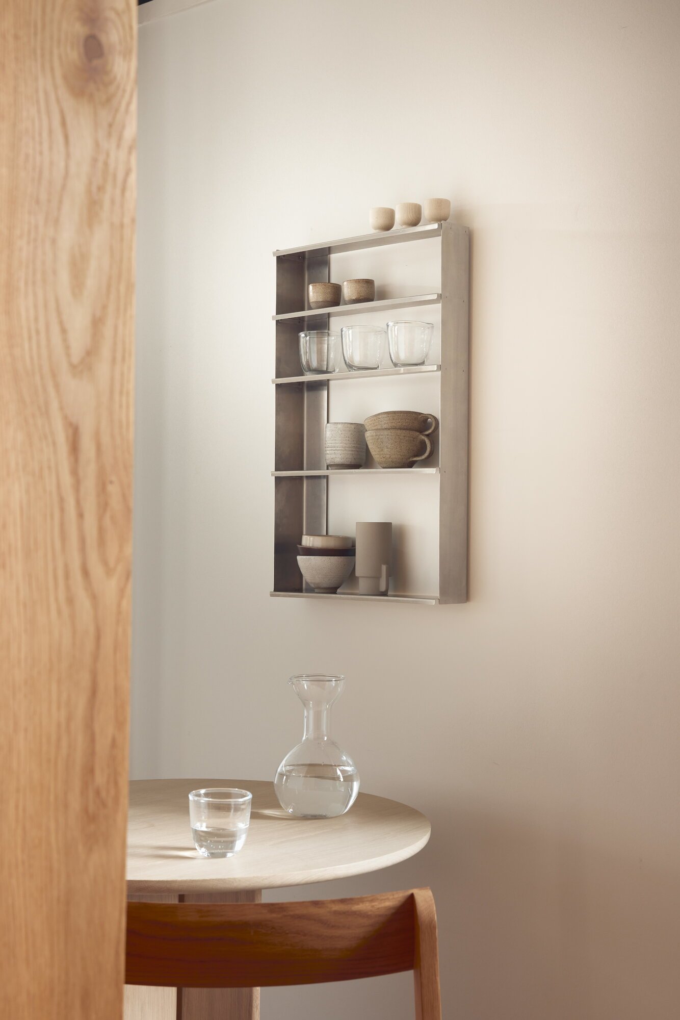 Form & Refine Taper wall shelf, stainless steel | Finnish Design Shop