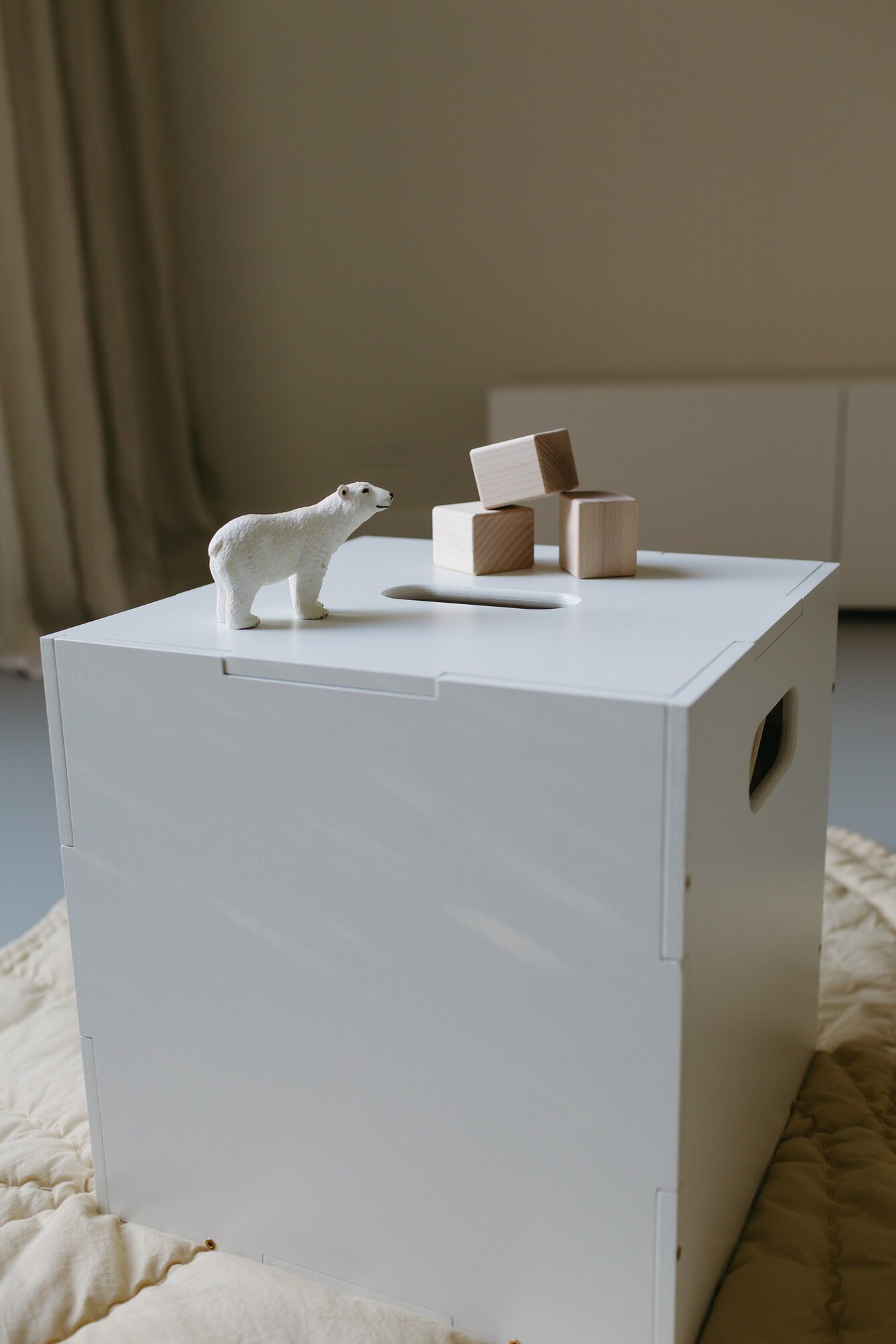 Nofred Cube storage box, white | Finnish Design Shop
