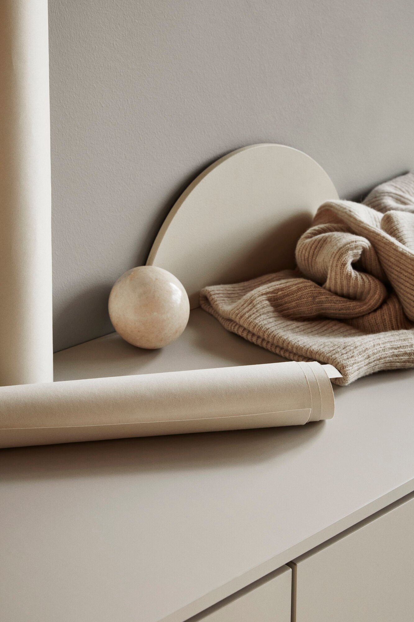 Lundia Fuuga sideboard, 128 cm, cashmere - oak | Finnish Design Shop