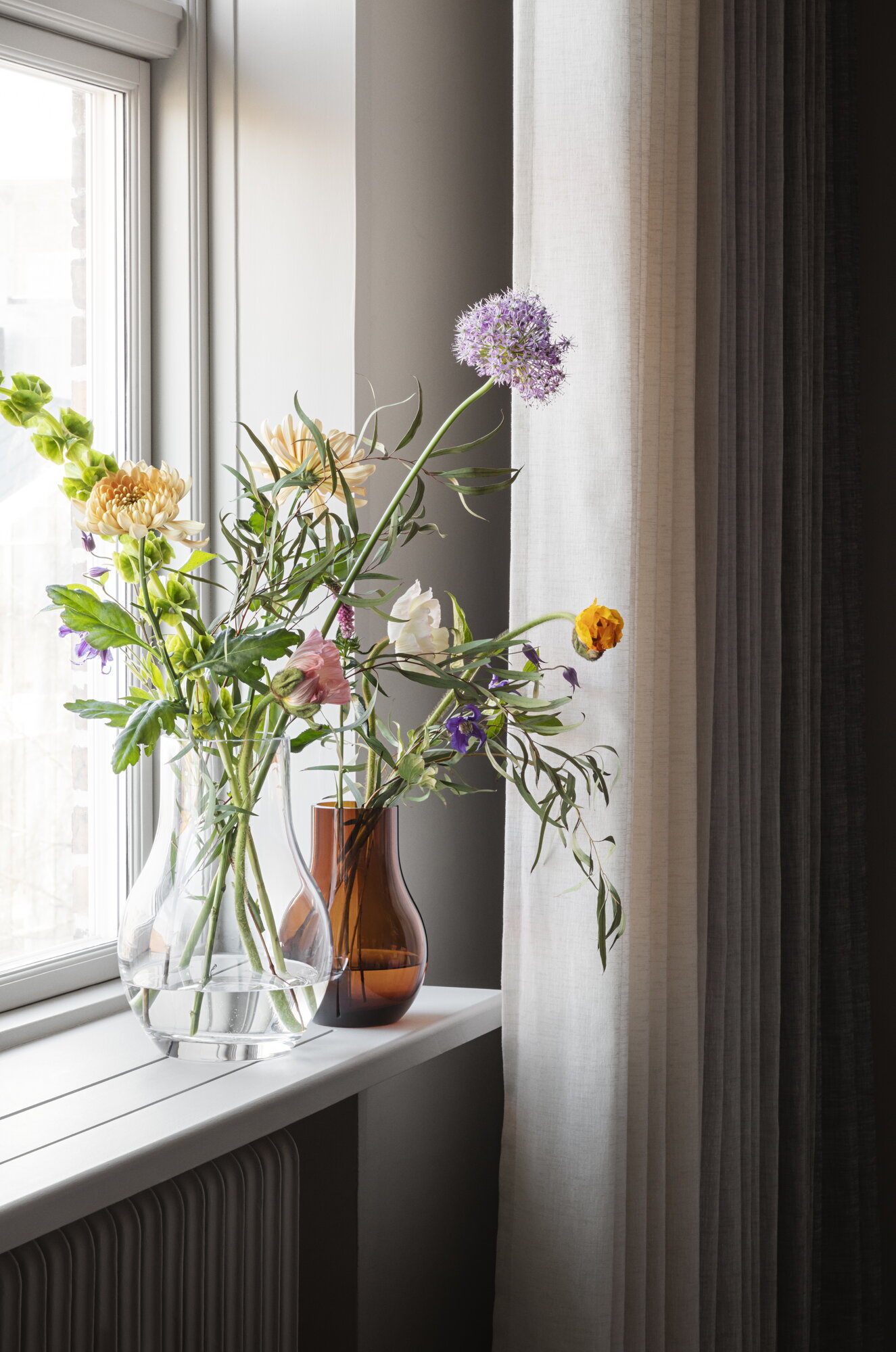 Georg Jensen Cafu Vase, mittelgroß, transparent | Finnish Design Shop