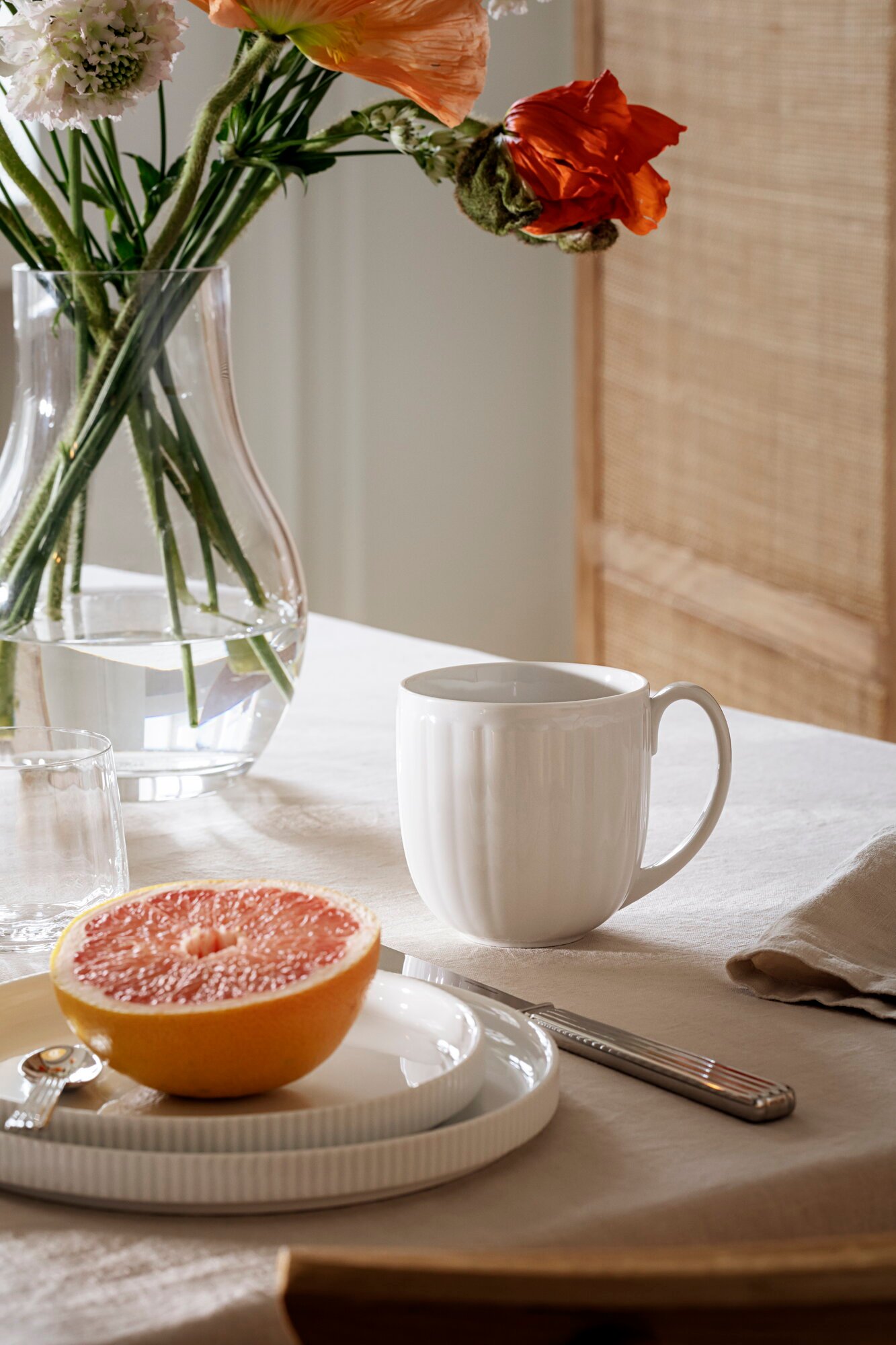 Georg Jensen Bernadotte mug, 2 pcs, porcelain | Finnish Design Shop