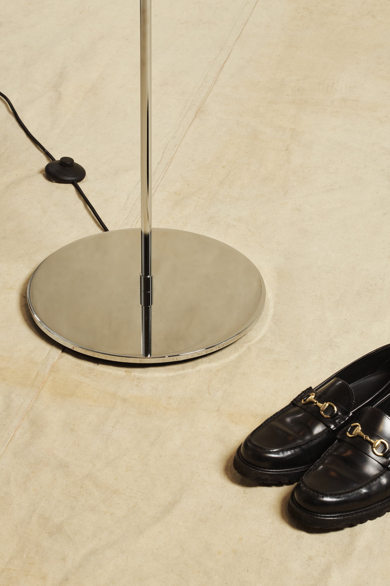 GUBI Multi-Lite floor lamp, chrome - white | Finnish Design Shop