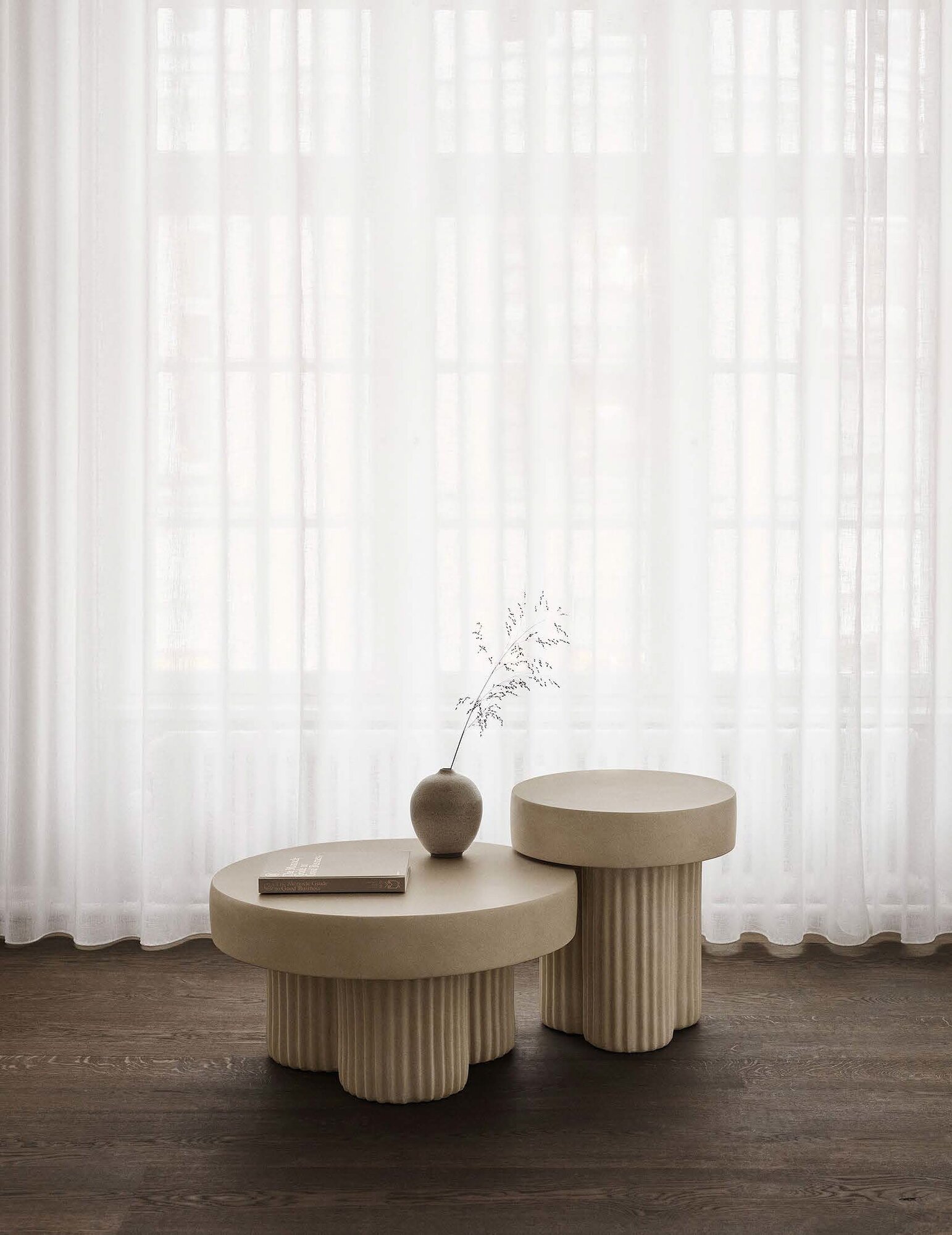 NORR11 Gear coffee table, 37 x 70 cm, chai | Finnish Design Shop