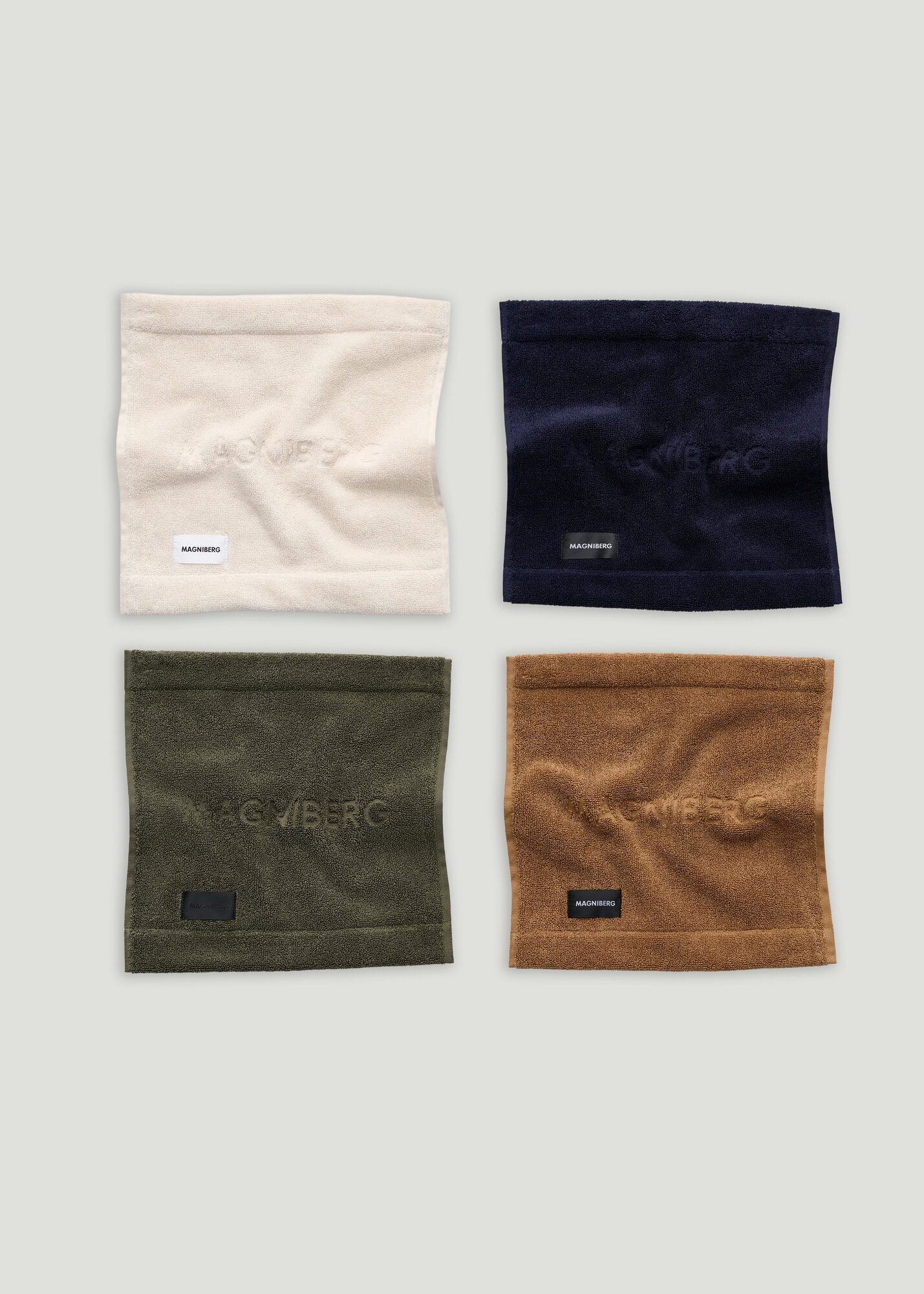 Magniberg Gelato face cloth set, 4 pcs, Forest | Finnish Design Shop IE
