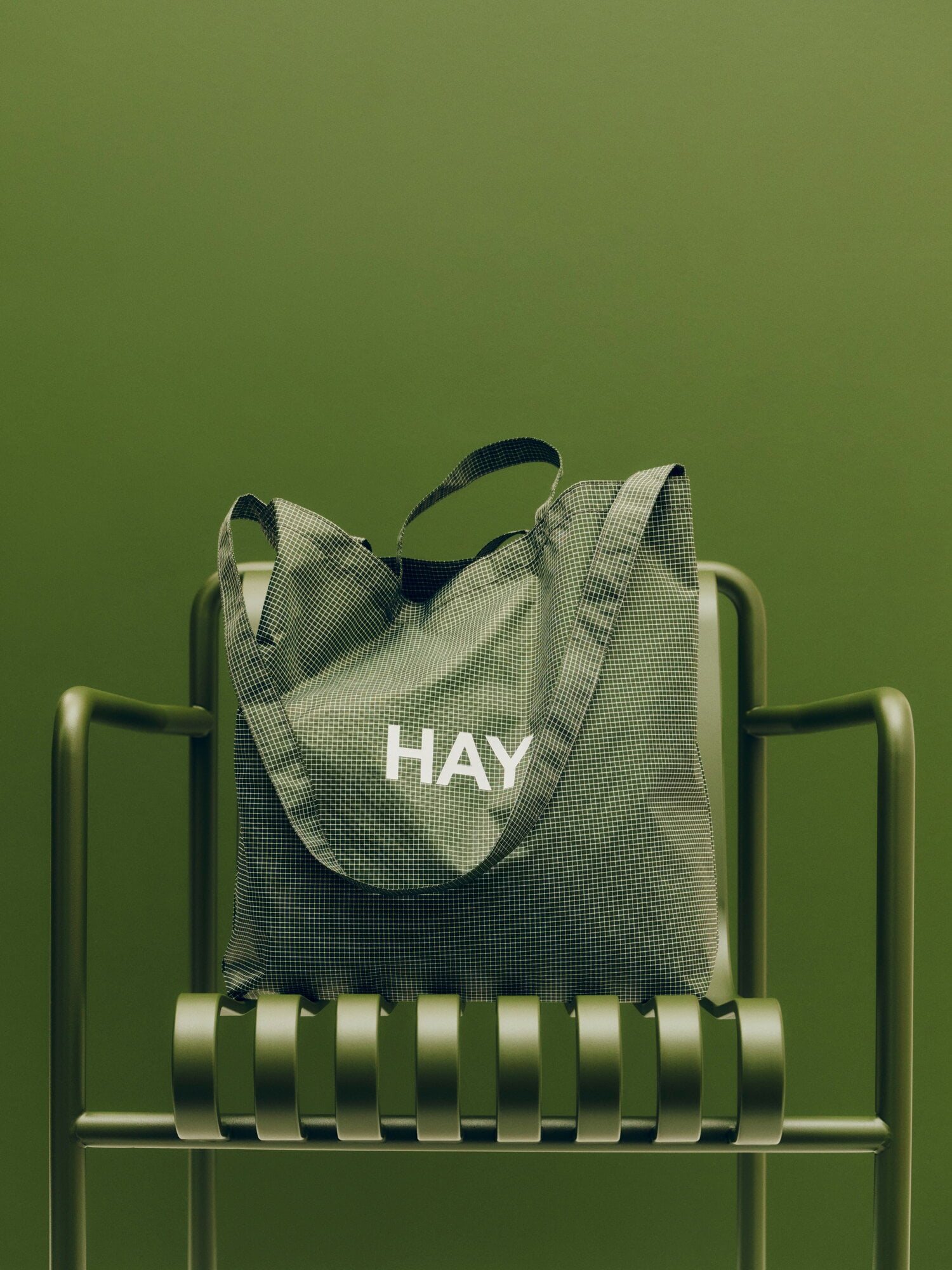 HAY Grid Crossover bag, medium, dark green | Finnish Design Shop