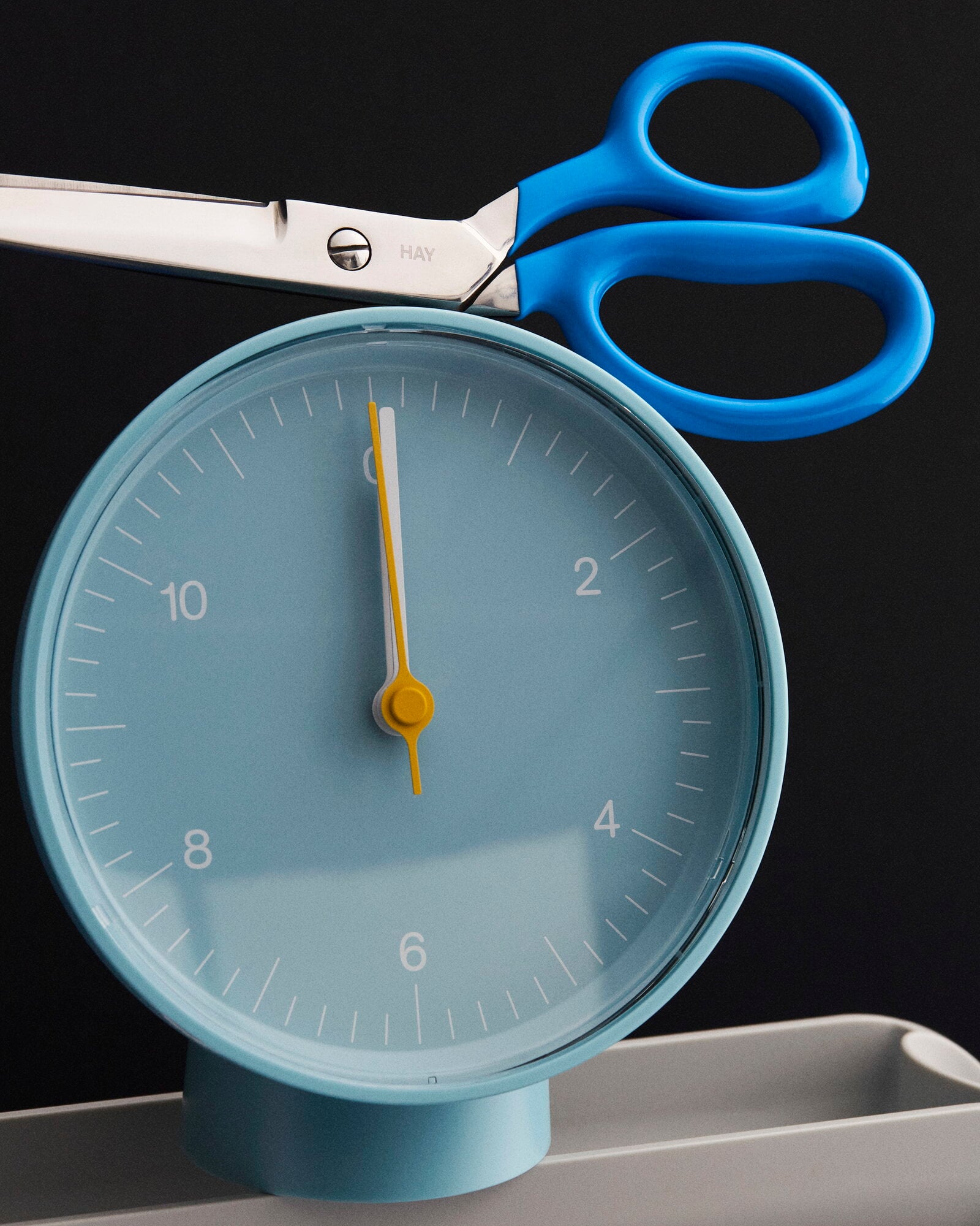 HAY Table Clock, blue | Finnish Design Shop