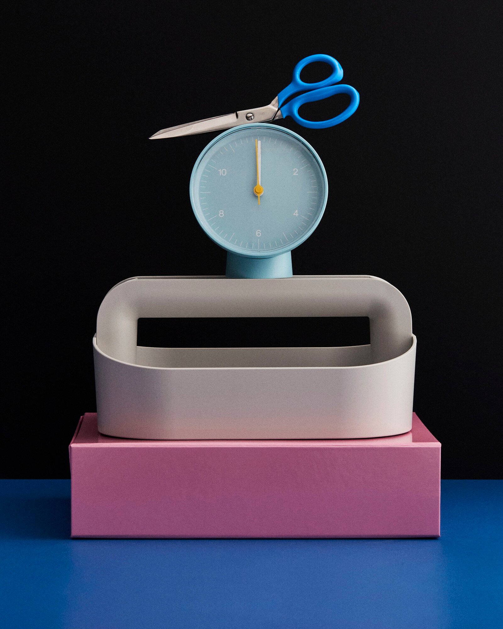 HAY Table Clock, blue | Finnish Design Shop