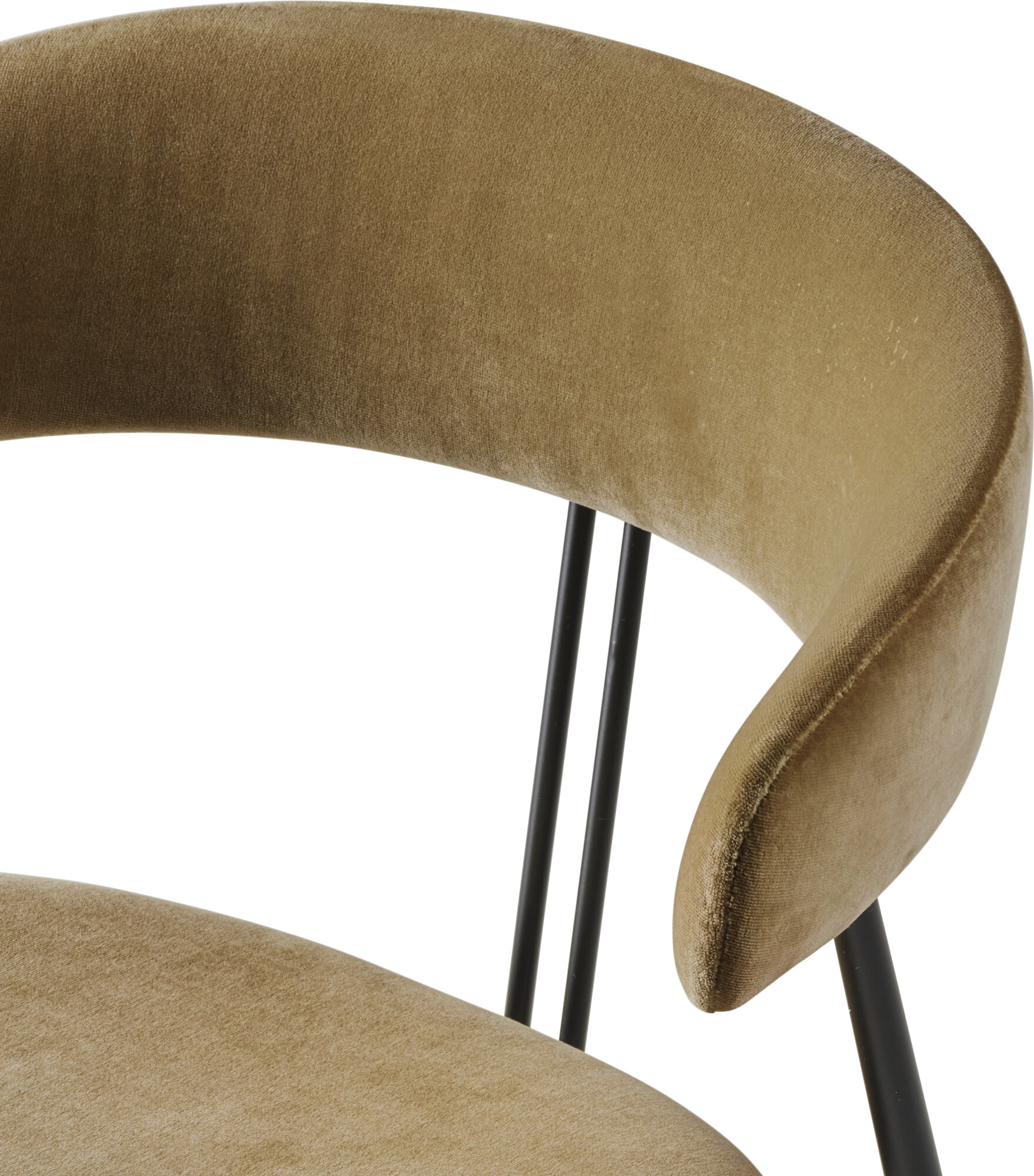 GUBI Violin chair, fully upholstered, Velvet grey green 294 | Finnish ...