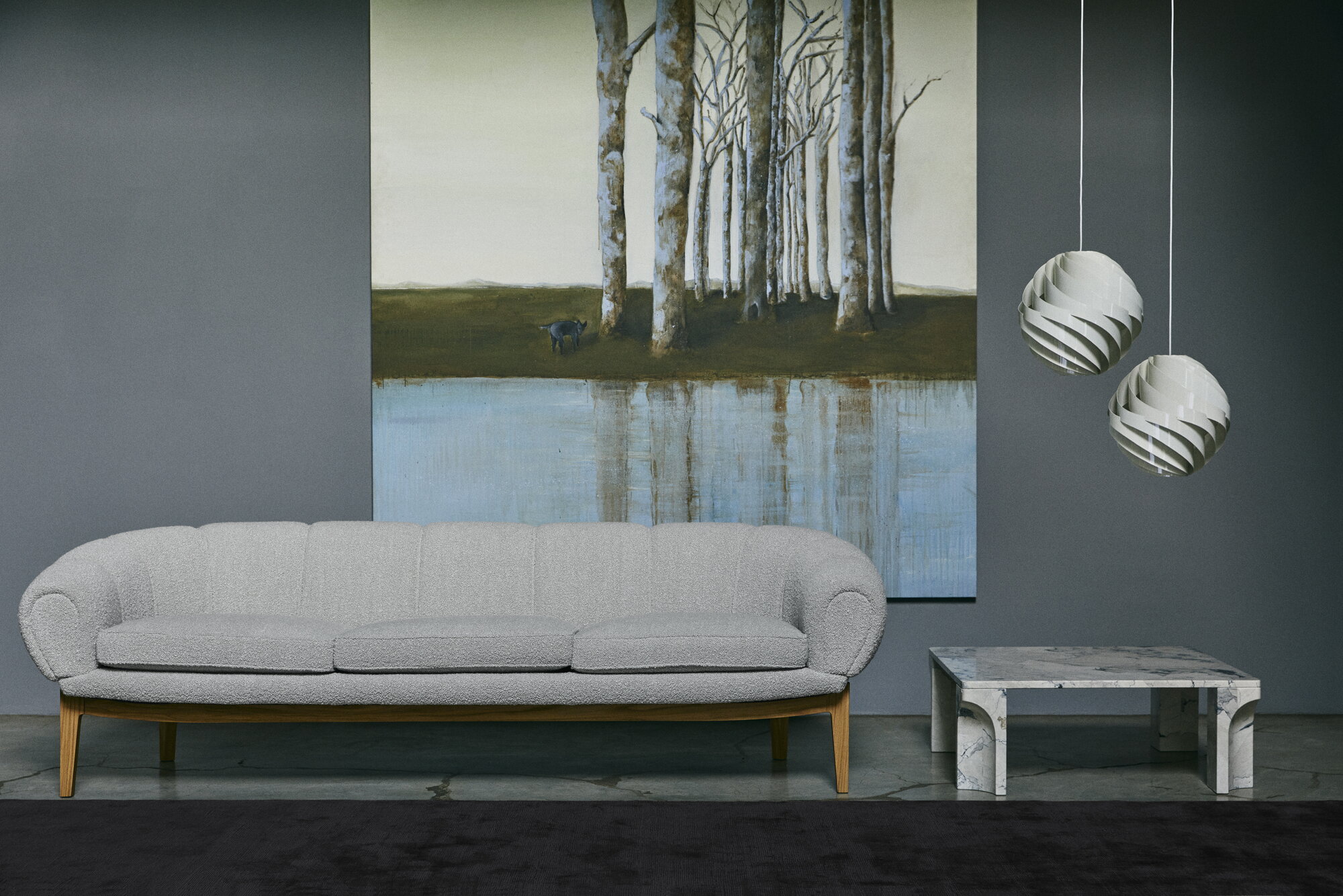 GUBI Turbo pendant, 36 cm, alabaster white, glossy | Finnish Design Shop