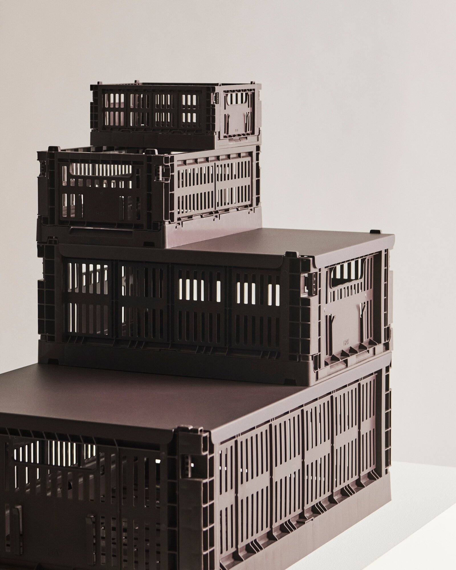 HAY Colour Crate, XL, recycled plastic, bordeaux | Finnish Design Shop
