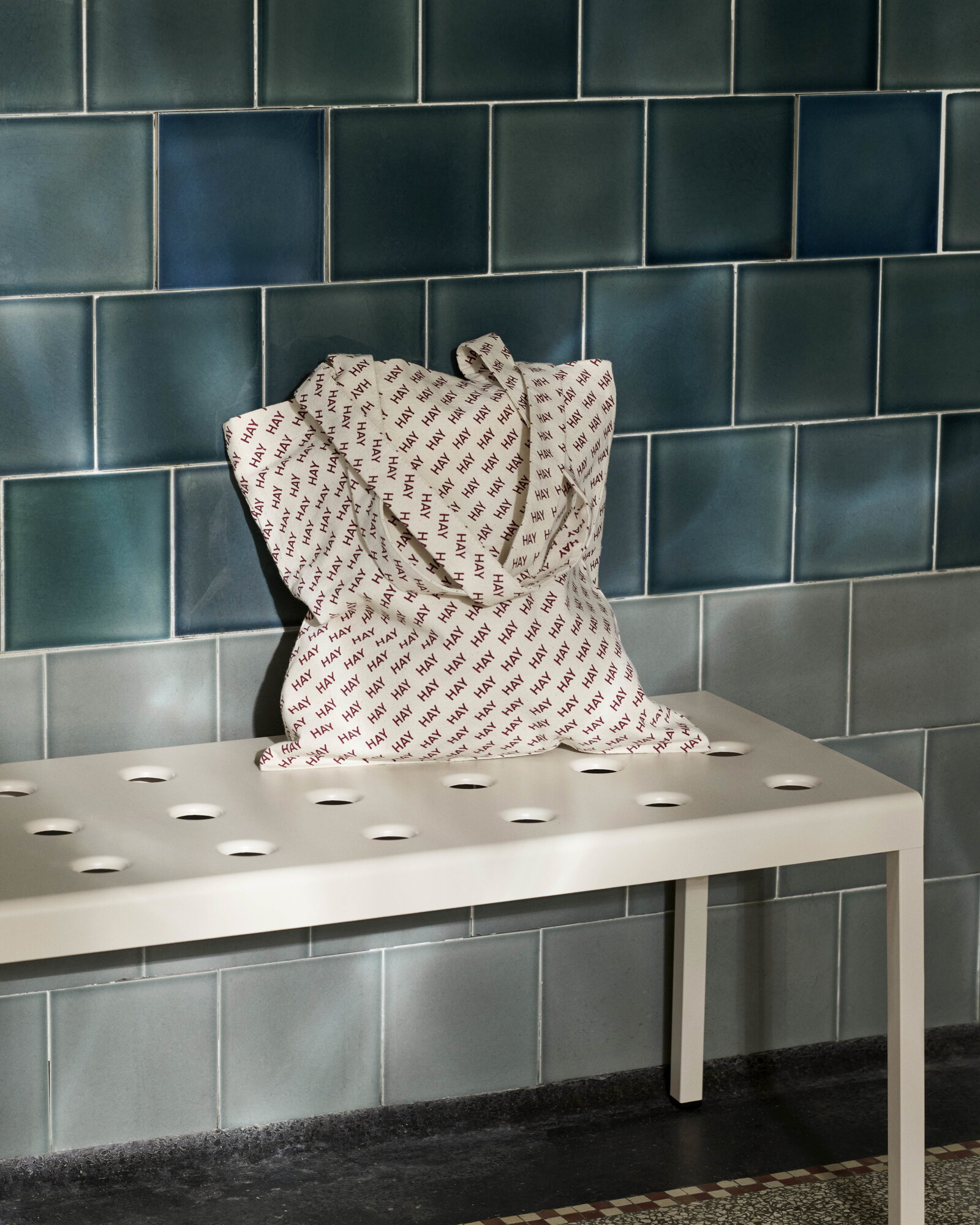 HAY Balcony bench, 119,5 cm, chalk beige | Finnish Design Shop