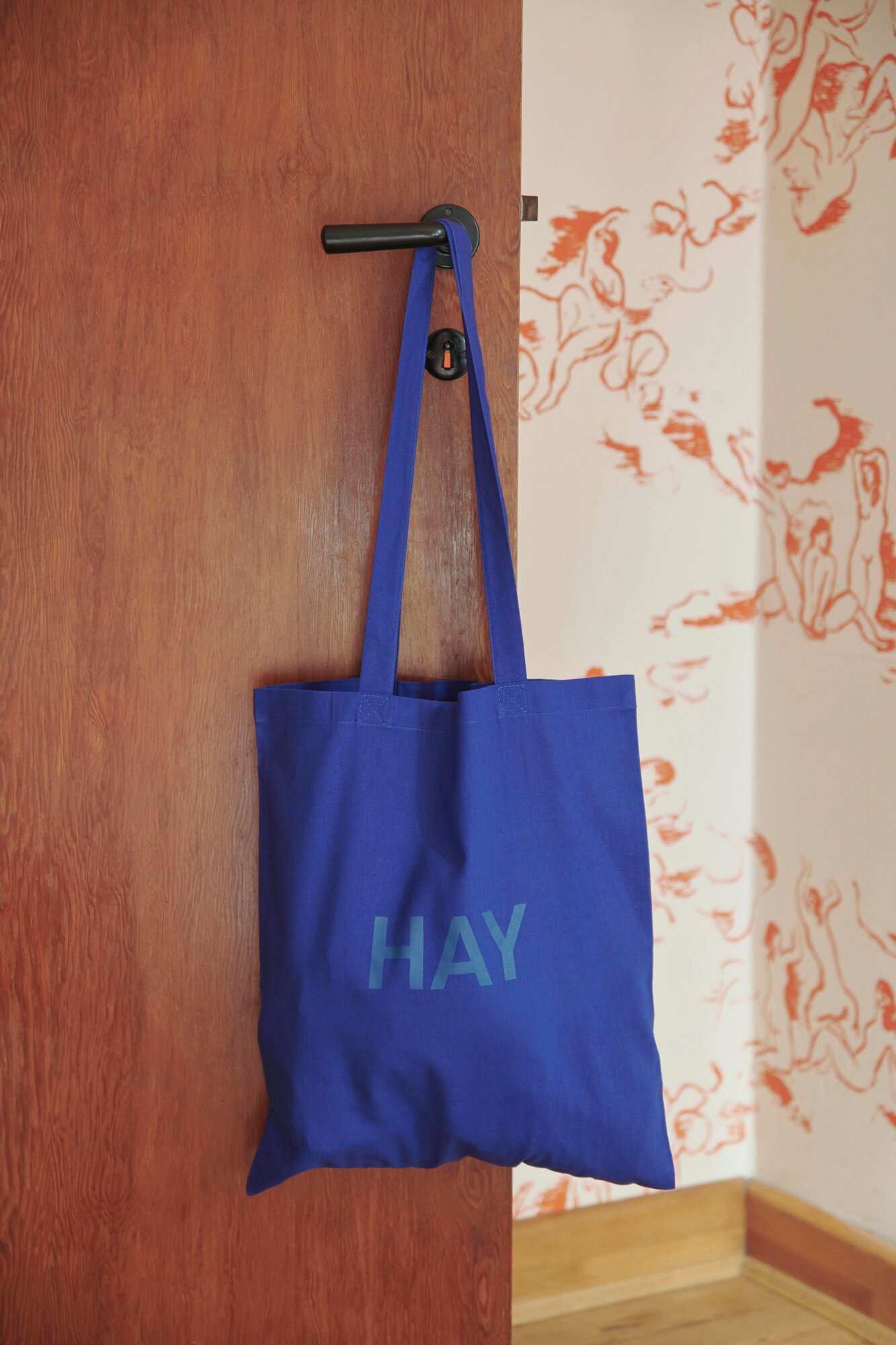 HAY Logo tote bag, ultra marine | Finnish Design Shop
