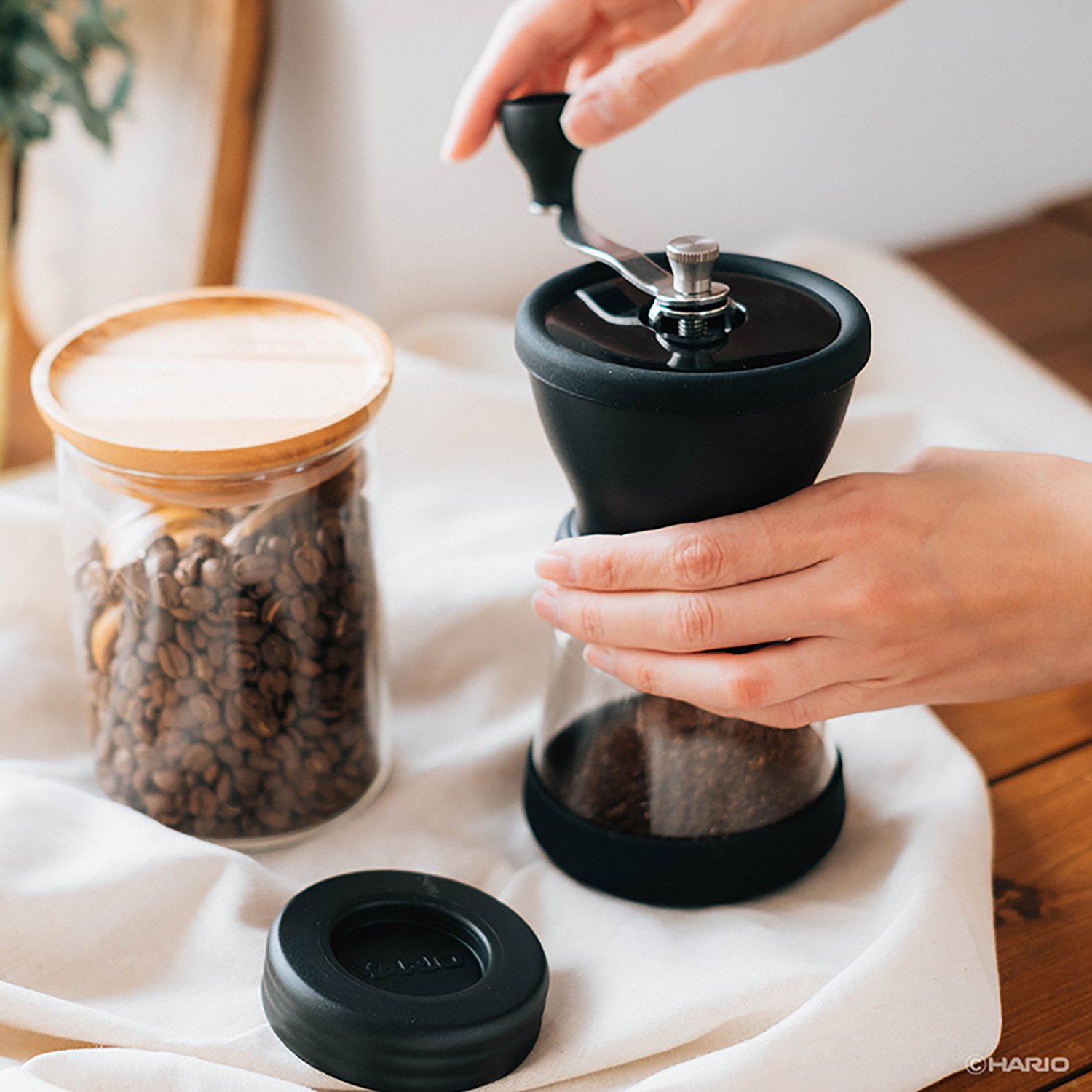 Hario Skerton N coffee grinder, black | Finnish Design Shop
