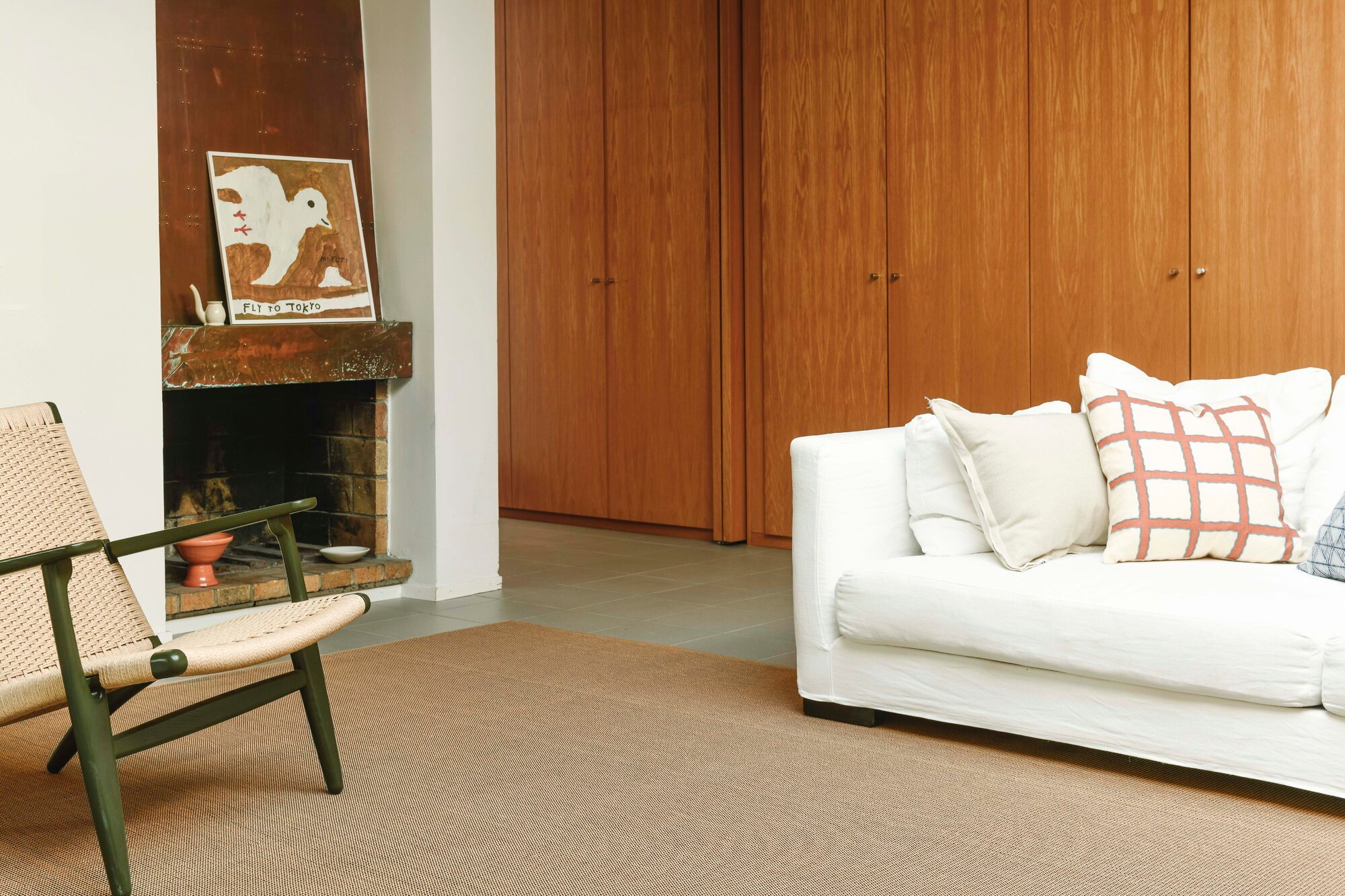 VM Carpet Havu rug, 79 natur - black | Finnish Design Shop