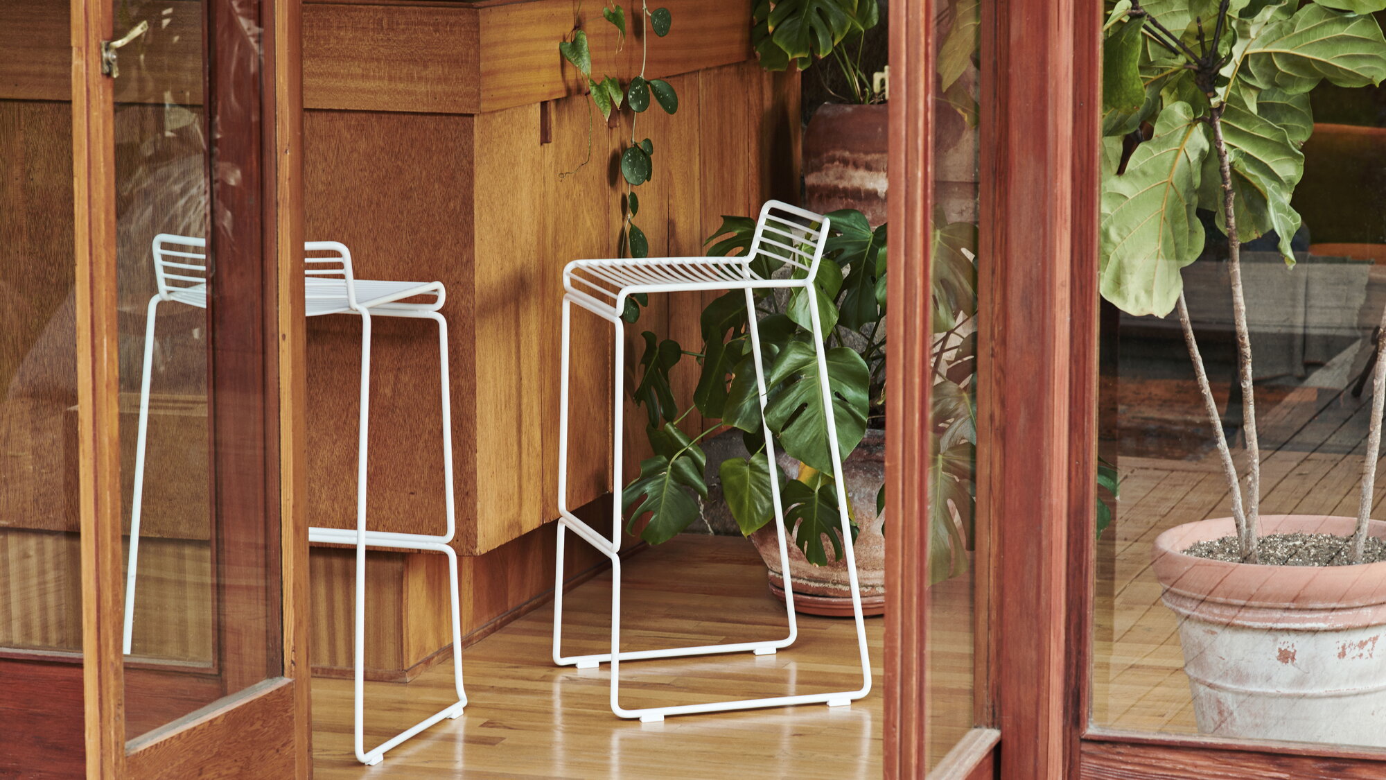 HAY Hee bar chair, white | Finnish Design Shop