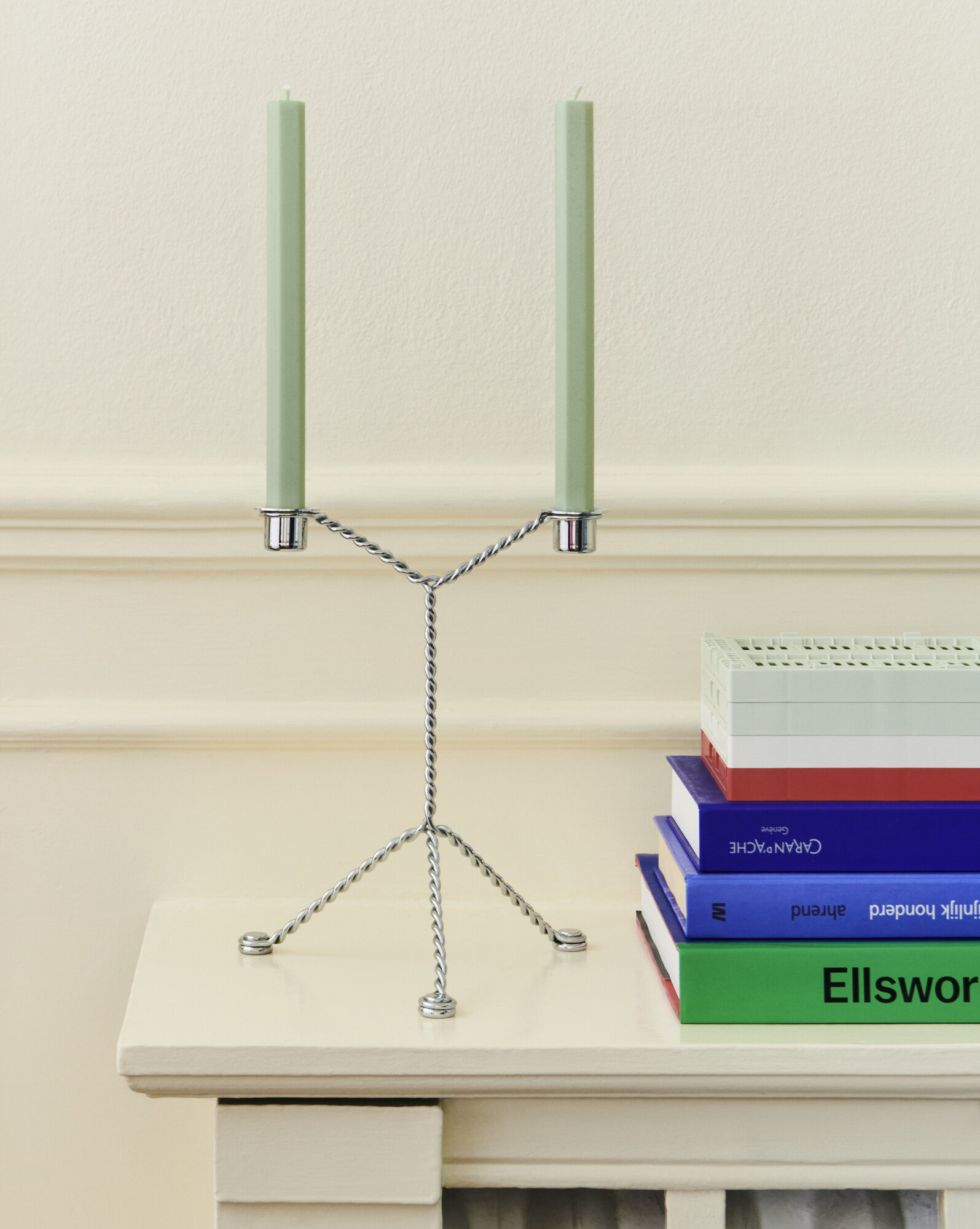 HAY Wire candleholder, mirror | Finnish Design Shop