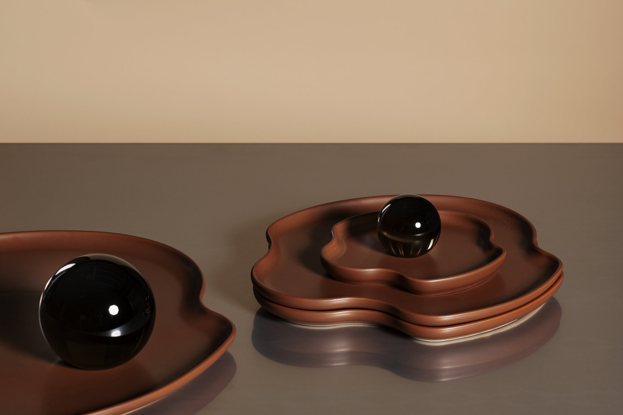 Iittala Aalto platter, 25 cm, fire | Finnish Design Shop NL