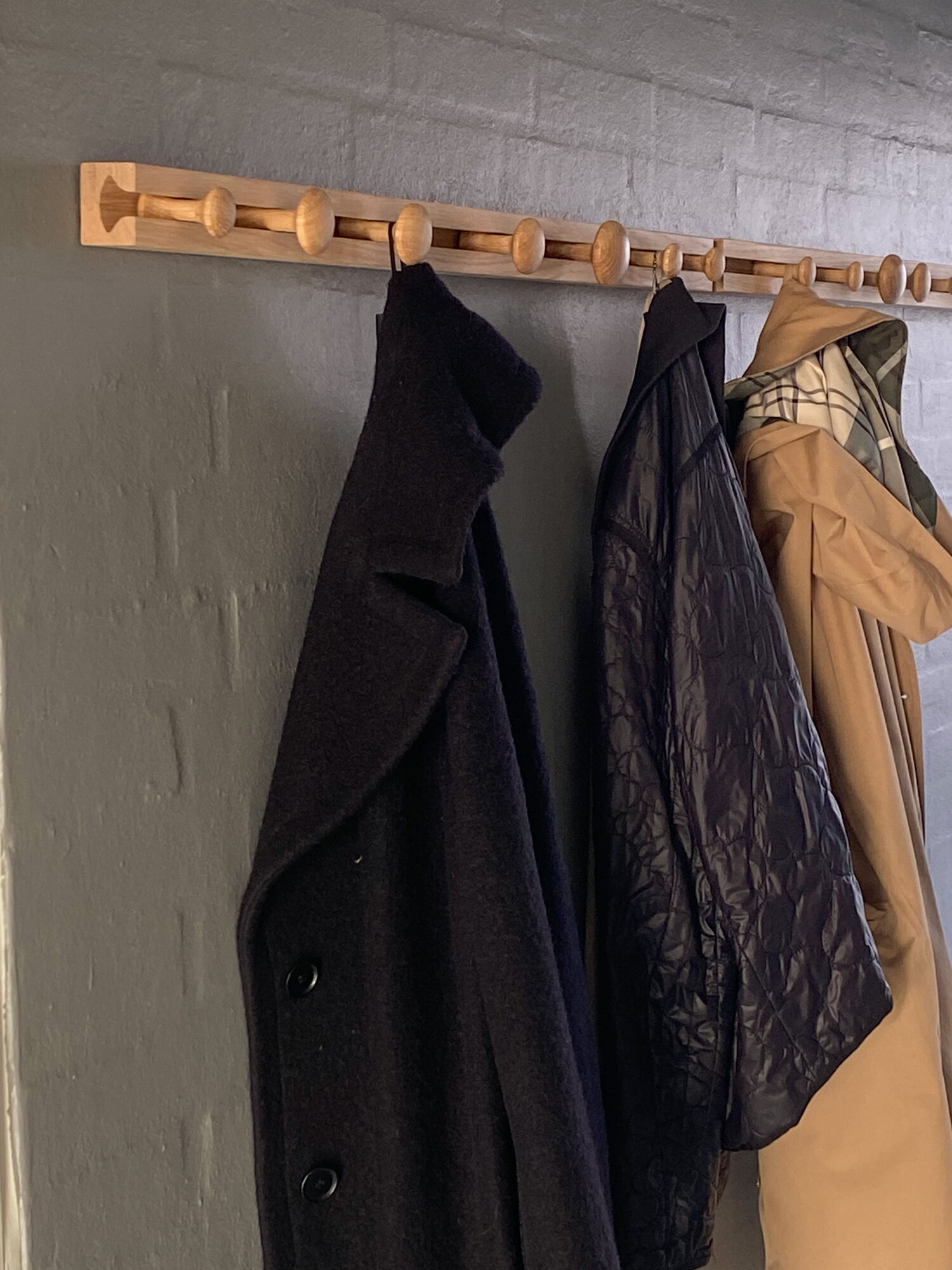 applicata Track coat rack, 90 cm, oak | Finnish Design Shop CH