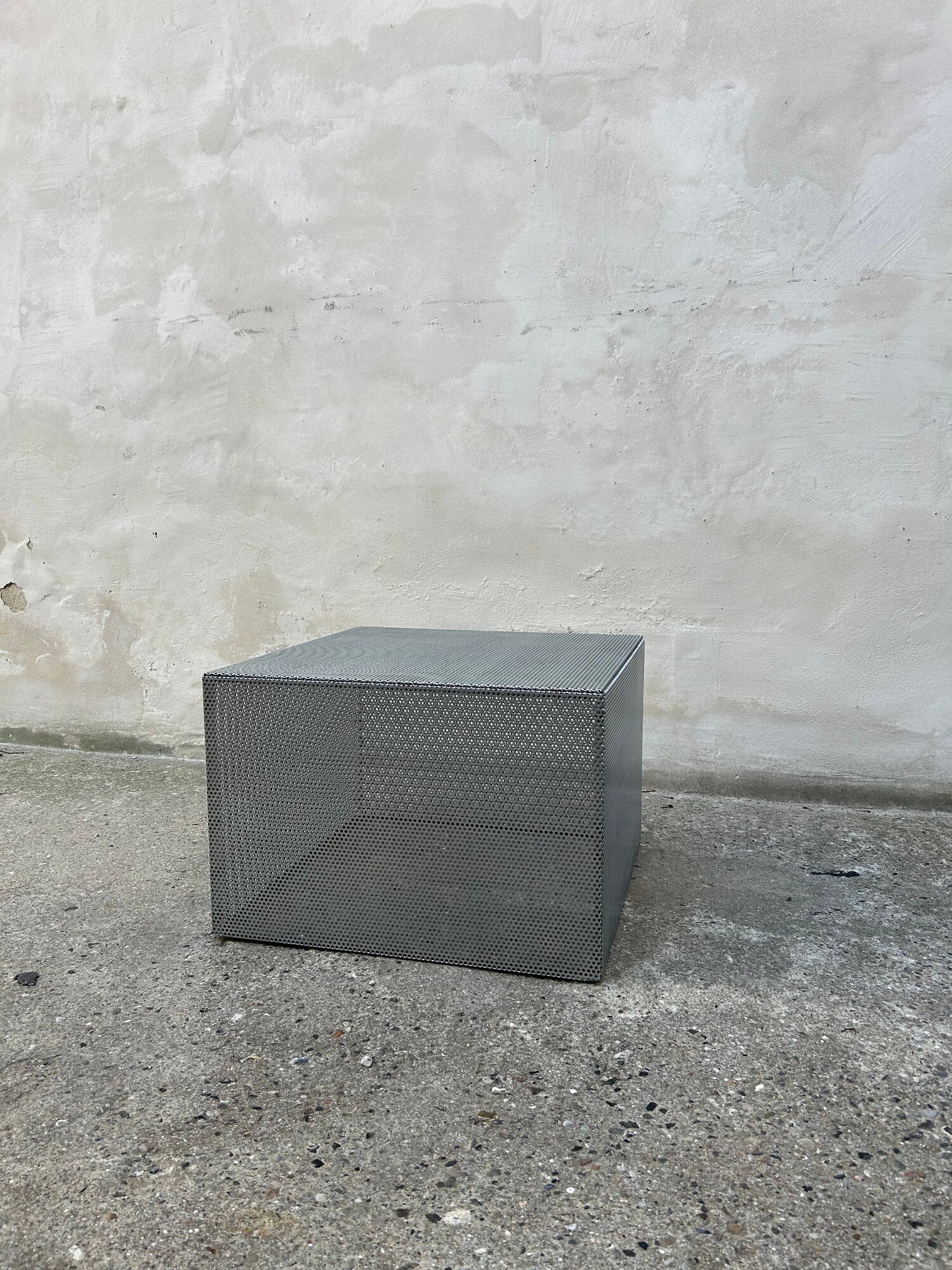 Fólk Reykjavík Venti coffee table, square, galvanized | Finnish Design Shop