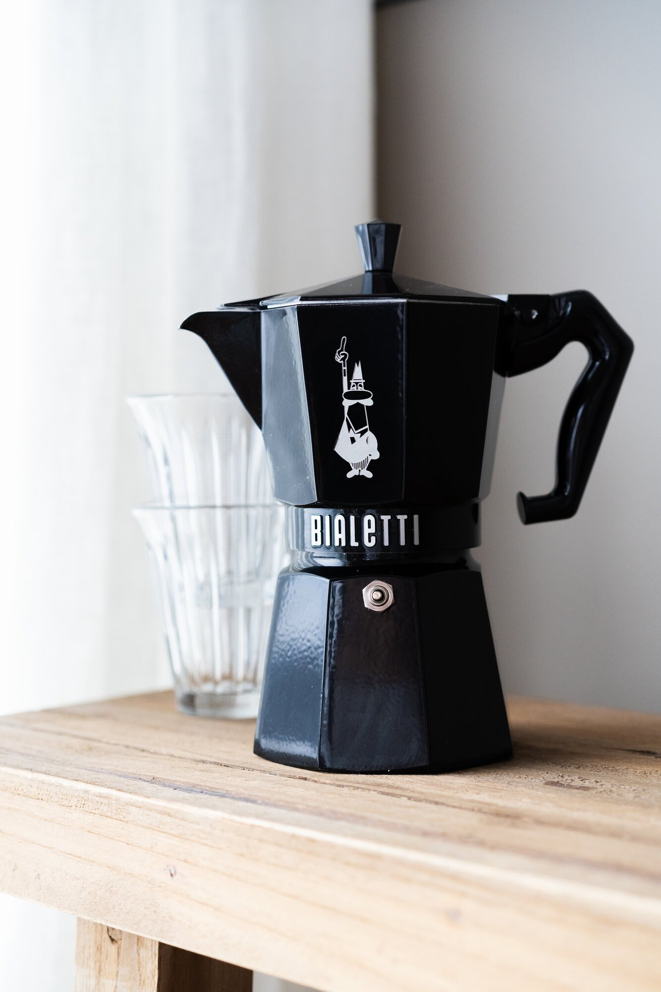 Bialetti Moka Exclusive espresso maker, 6 cups, black | Finnish Design Shop