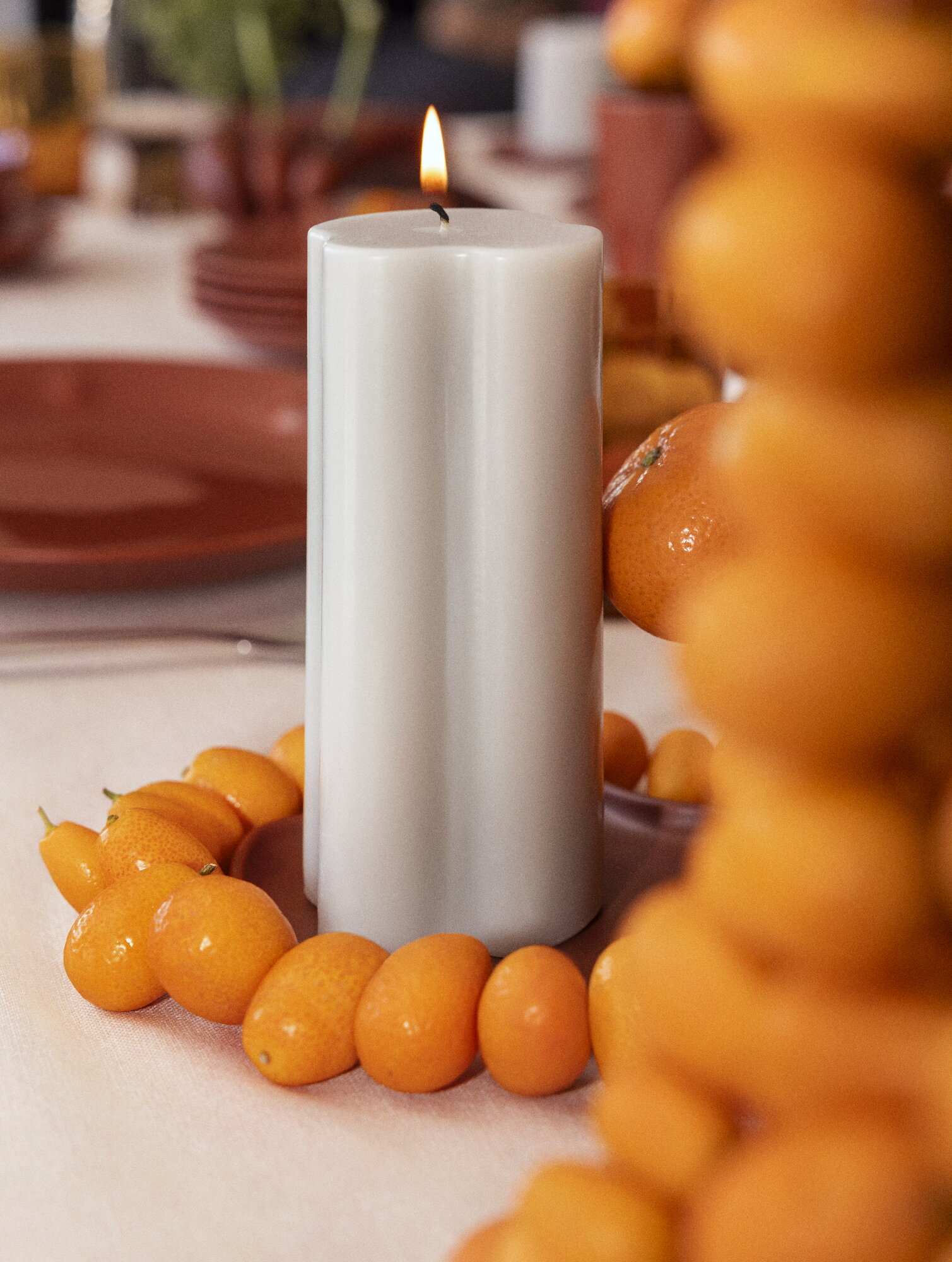 Iittala Aalto block candle, 16 cm, sand | Finnish Design Shop