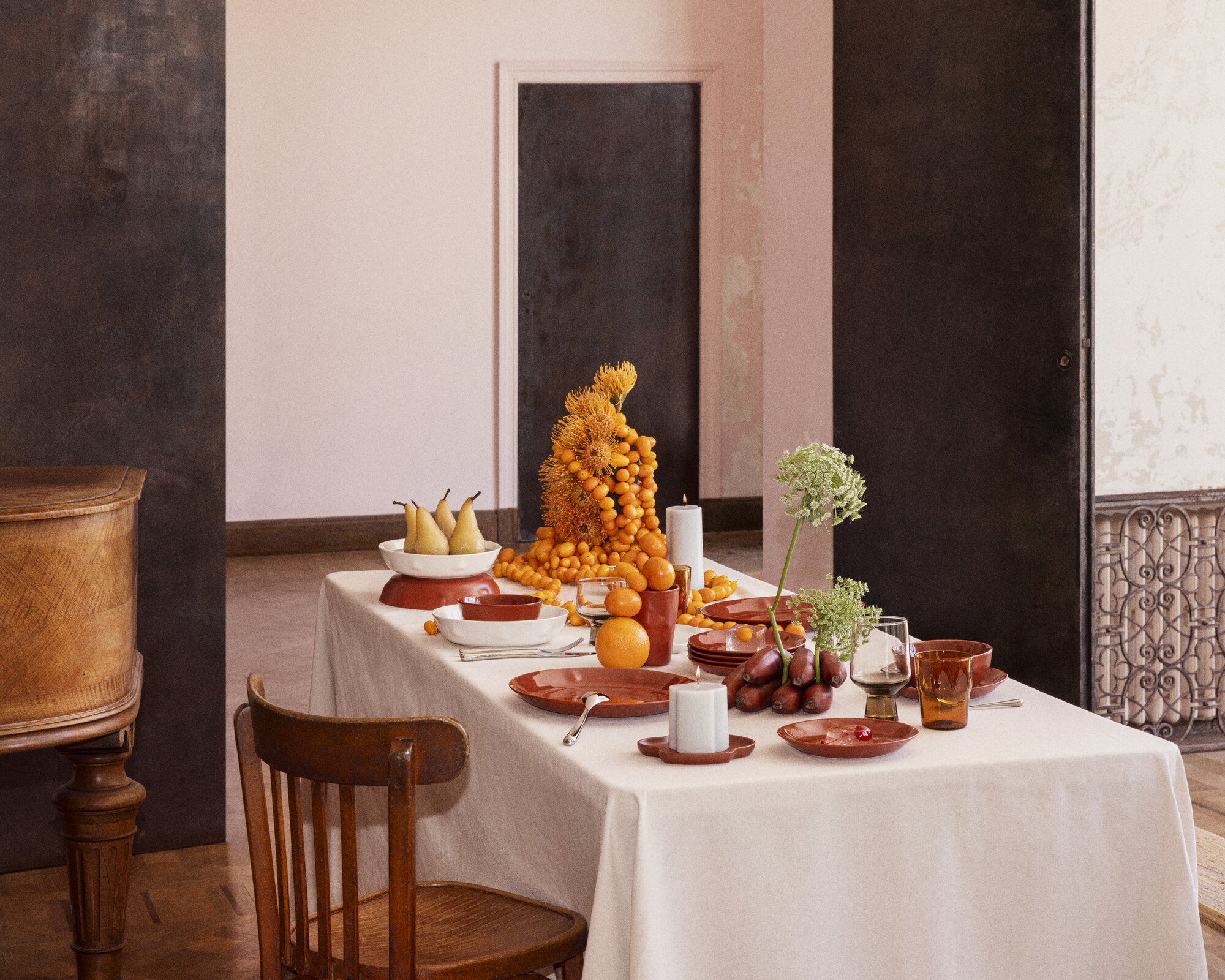 Iittala Solare plate deep, 22 cm, terracotta | Finnish Design Shop