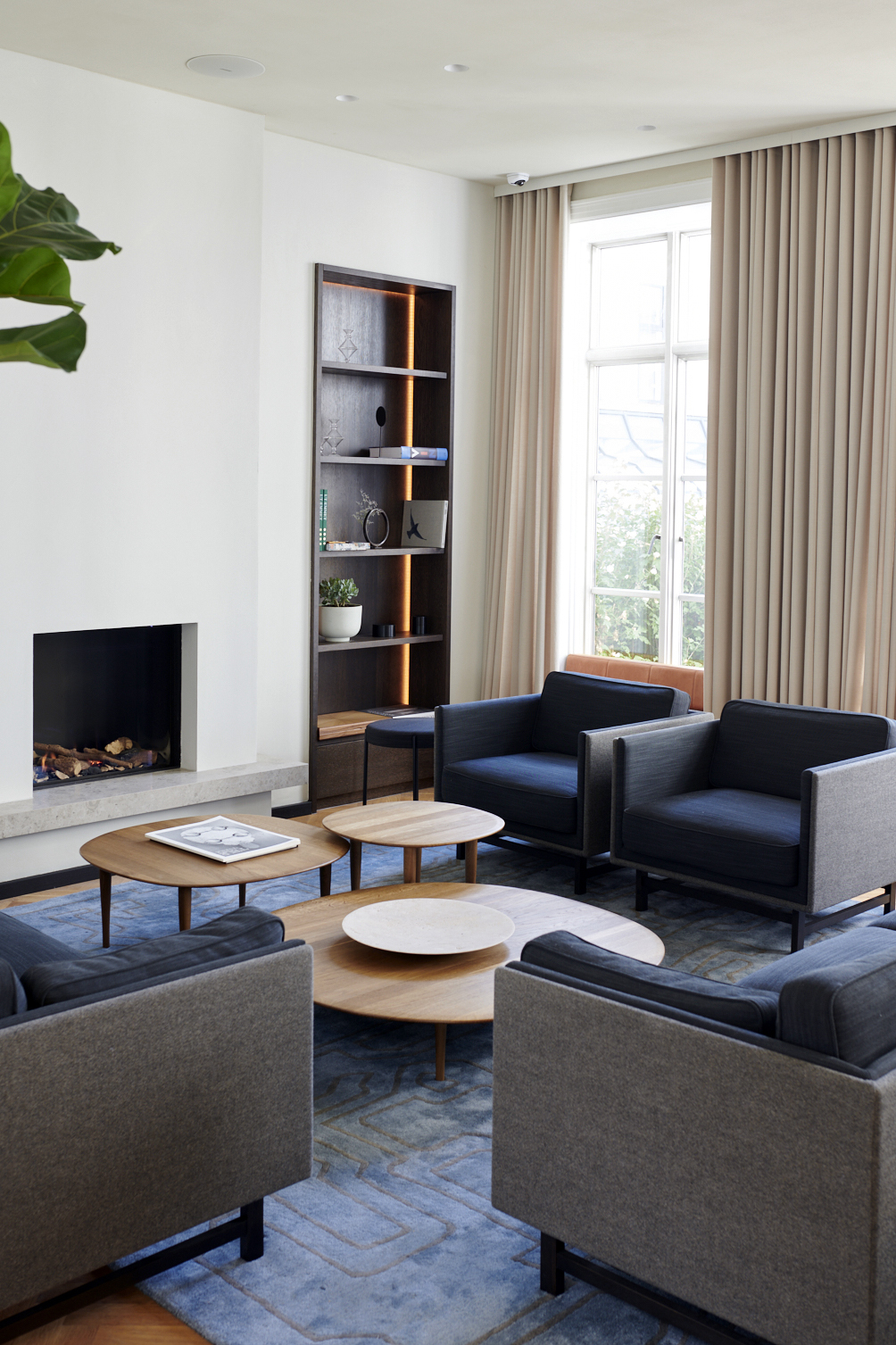 Brdr. Krüger Jari side table, model C60, fumed oak | Finnish Design Shop UK