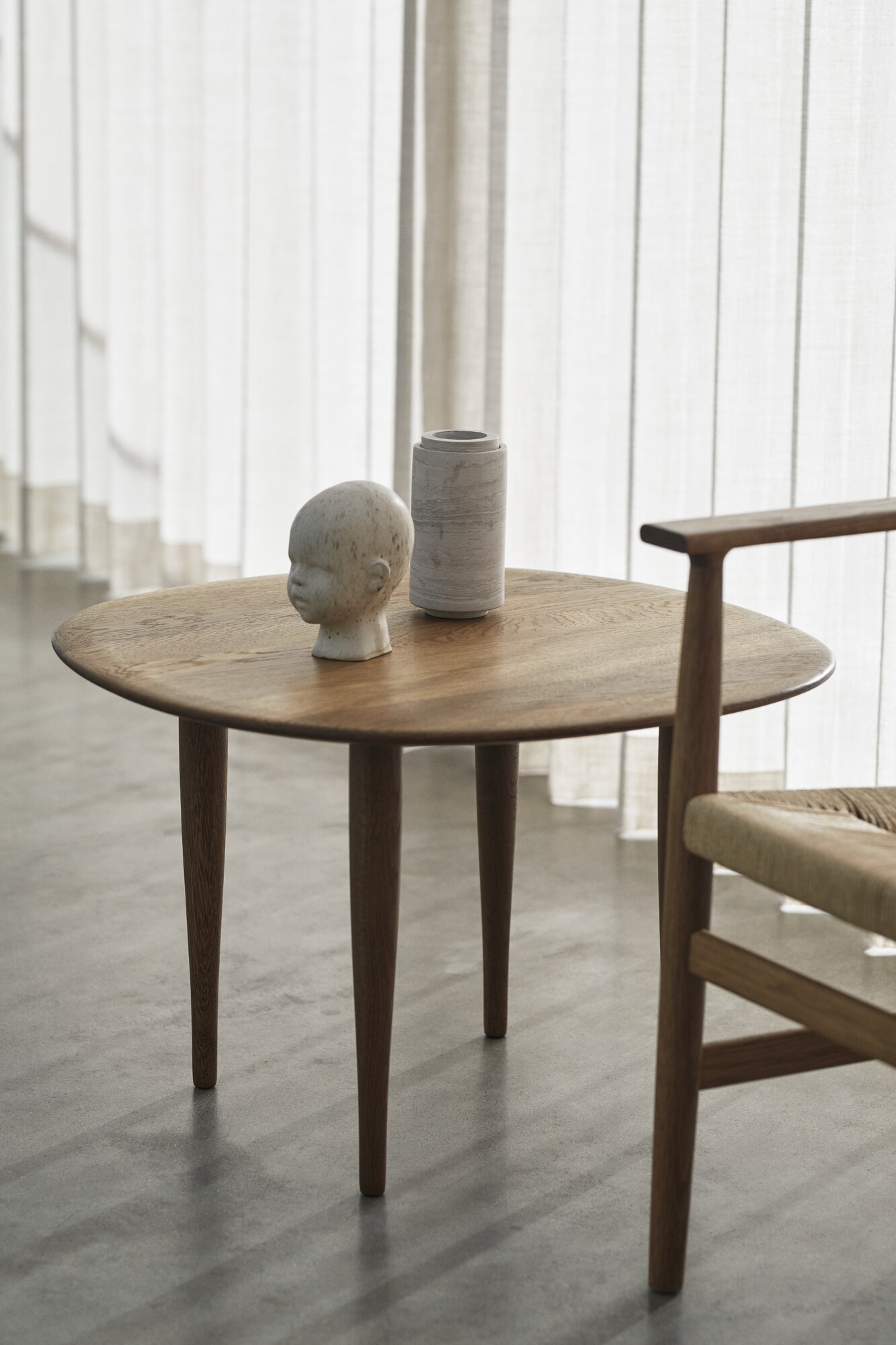 Brdr. Krüger Jari side table, model C60, fumed oak | Finnish Design Shop UK