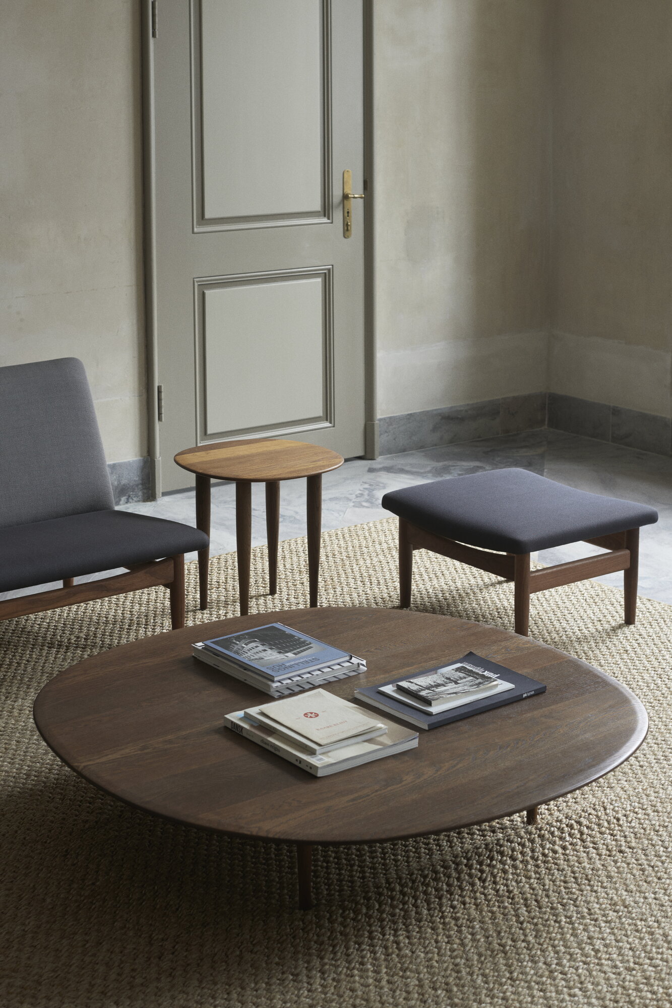 Brdr. Krüger Jari side table, model C45, fumed oak | Finnish Design Shop