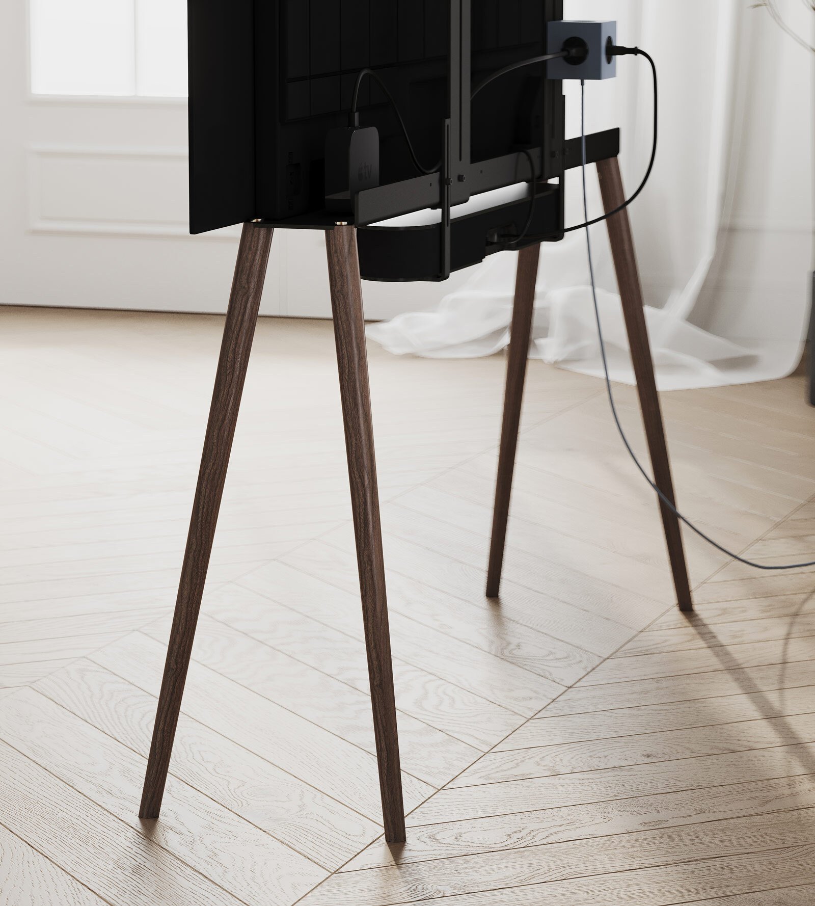 JALG TV stand, 42''-55'', walnut | Finnish Design Shop