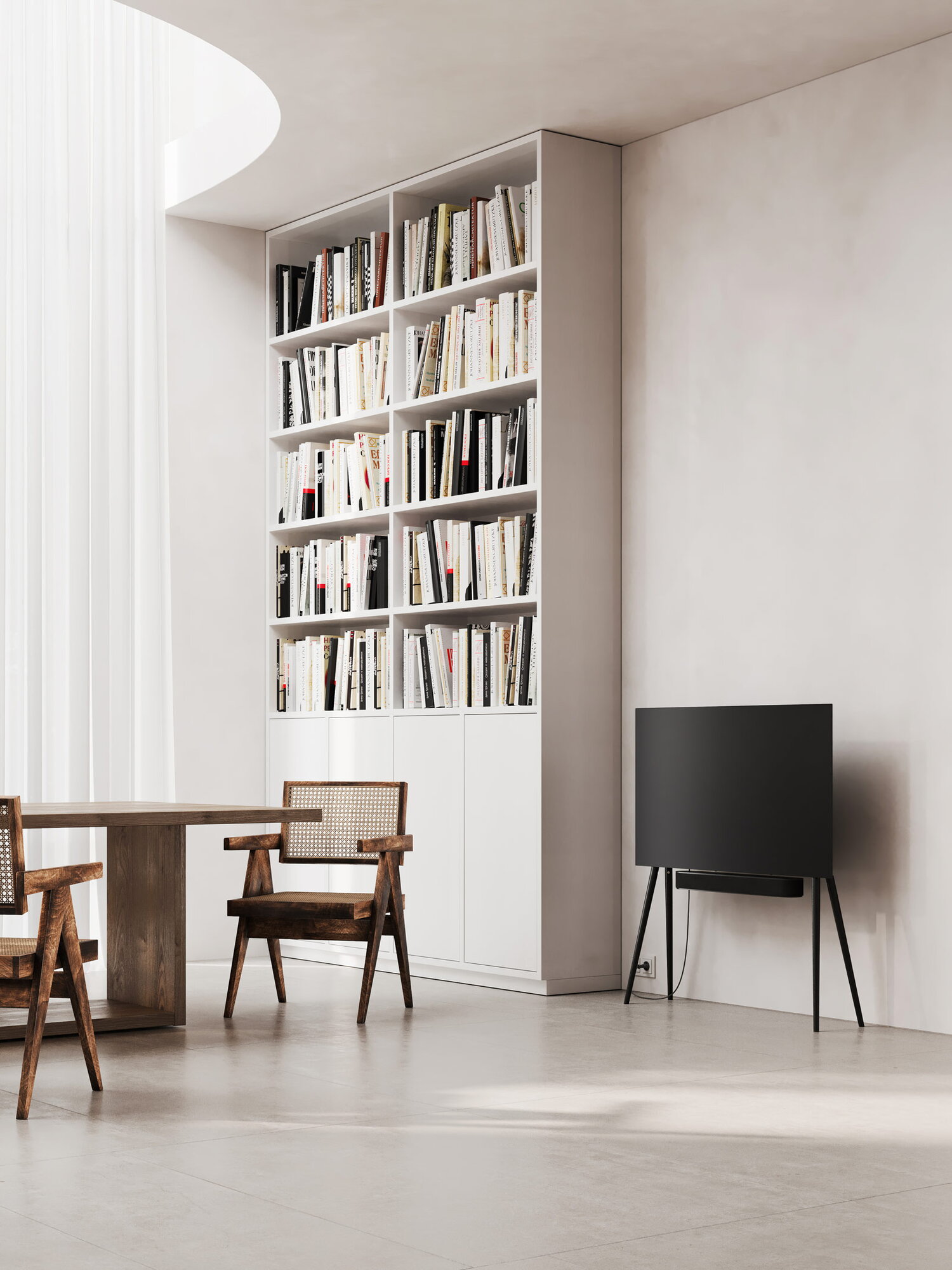 JALG TV stand, 42''-55'', black birch | Finnish Design Shop