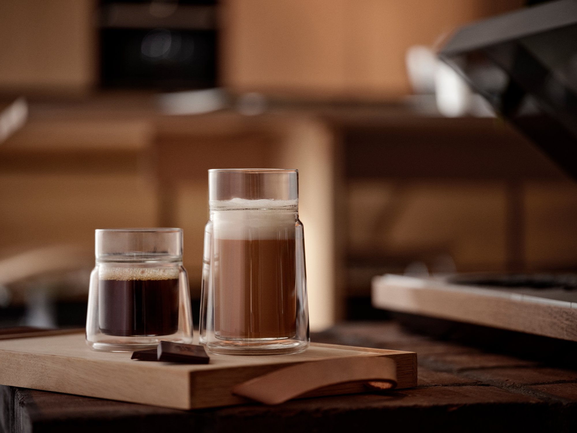 Jacob Jensen Double Wall glass, medium 21 cl, clear | Finnish Design Shop