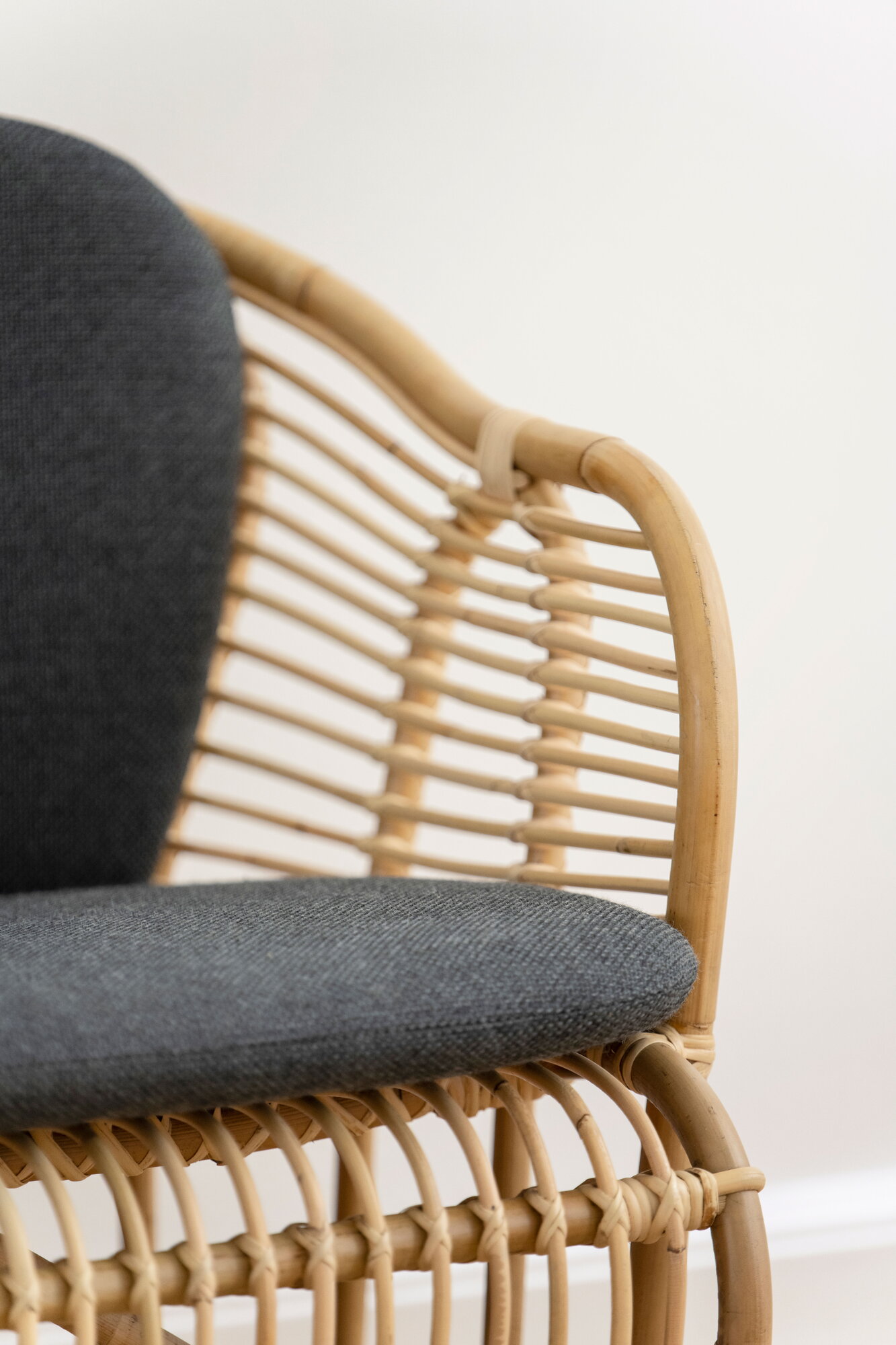 Sika-Design Swing Loungesessel, Naturrattan - Dunkelgrau | Finnish ...