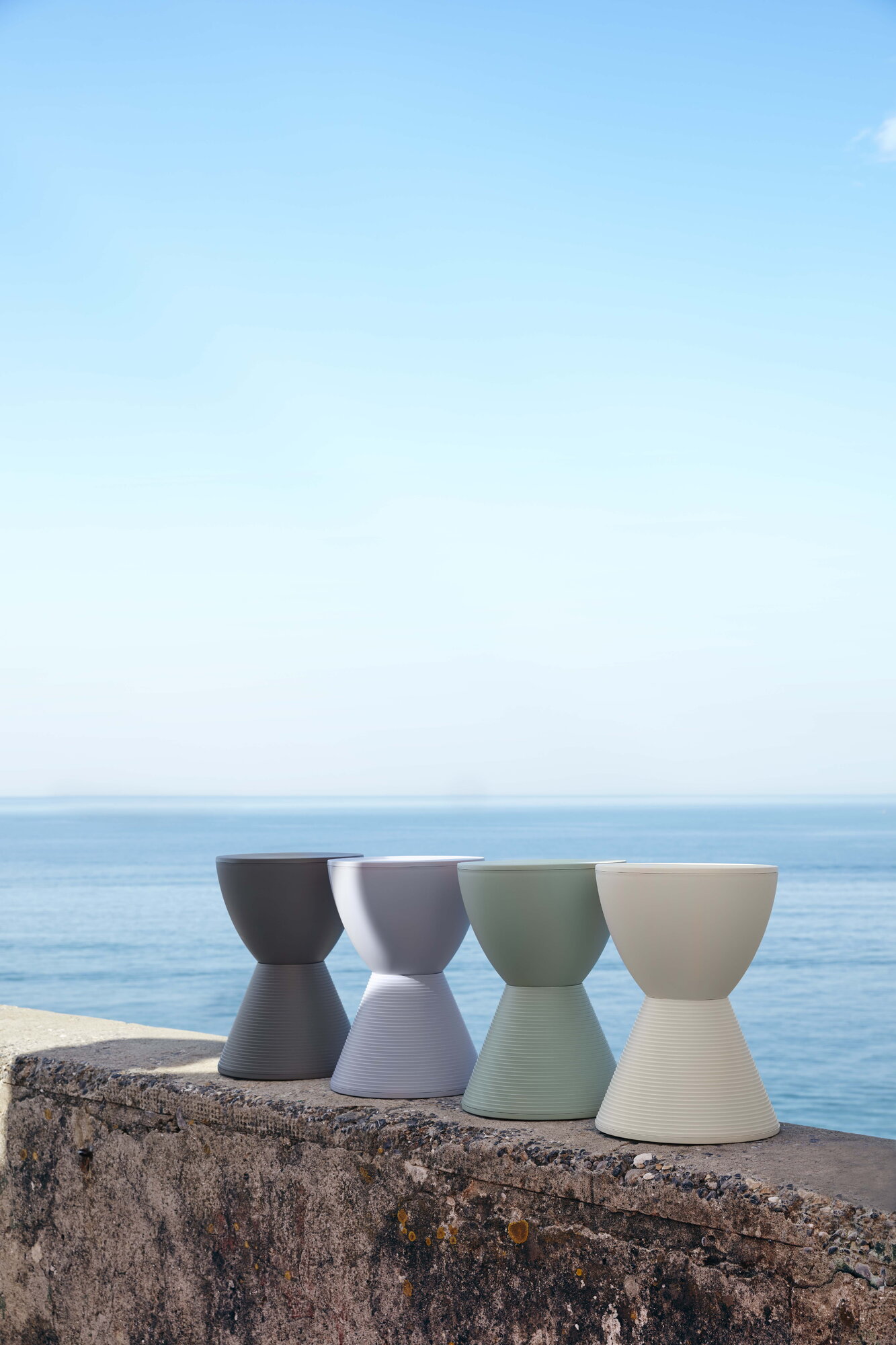 Kartell Prince Aha stool, pigeon grey | Finnish Design Shop