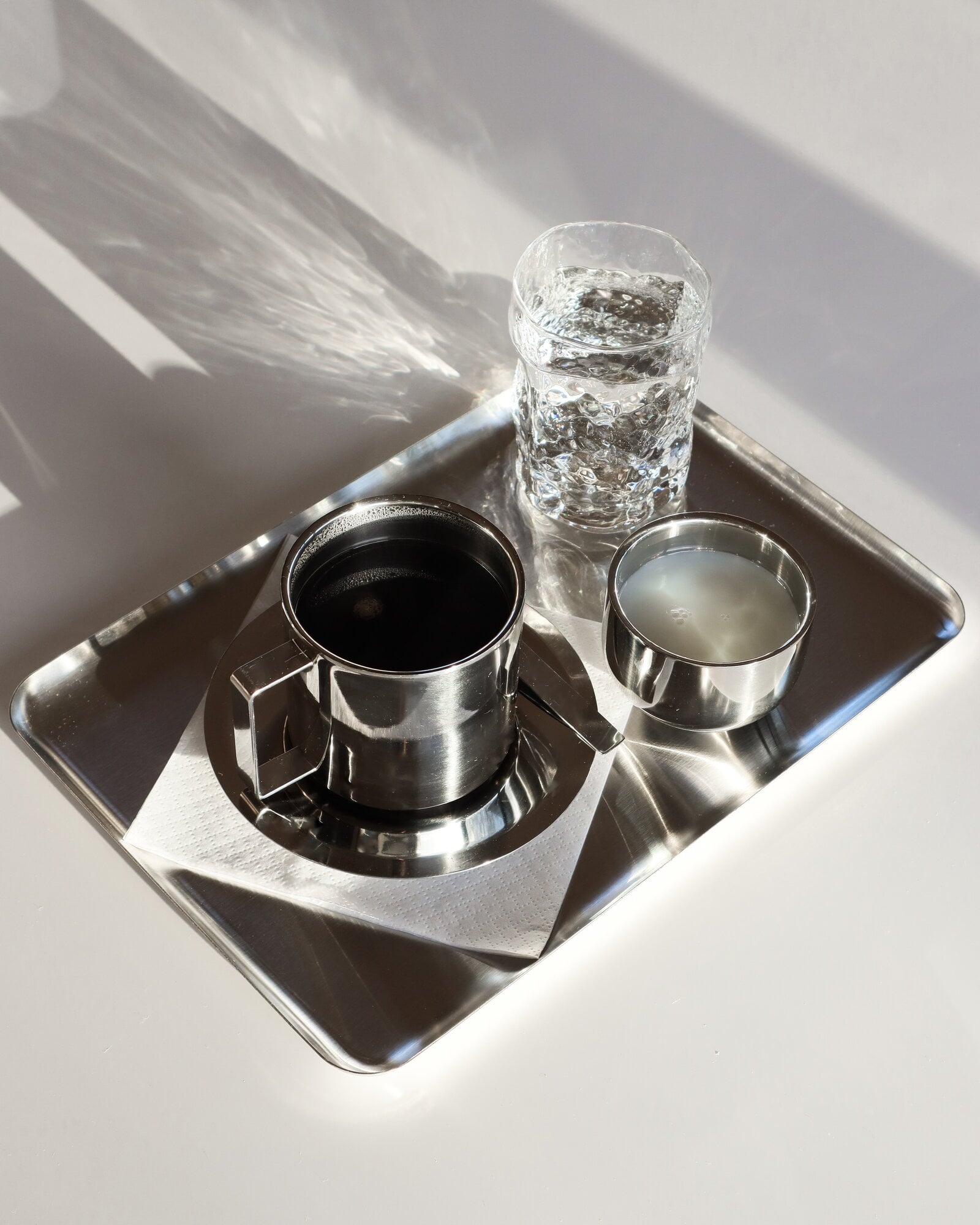 Nichba Stainless steel tray, large, 20,5 x 30 cm | Finnish Design Shop