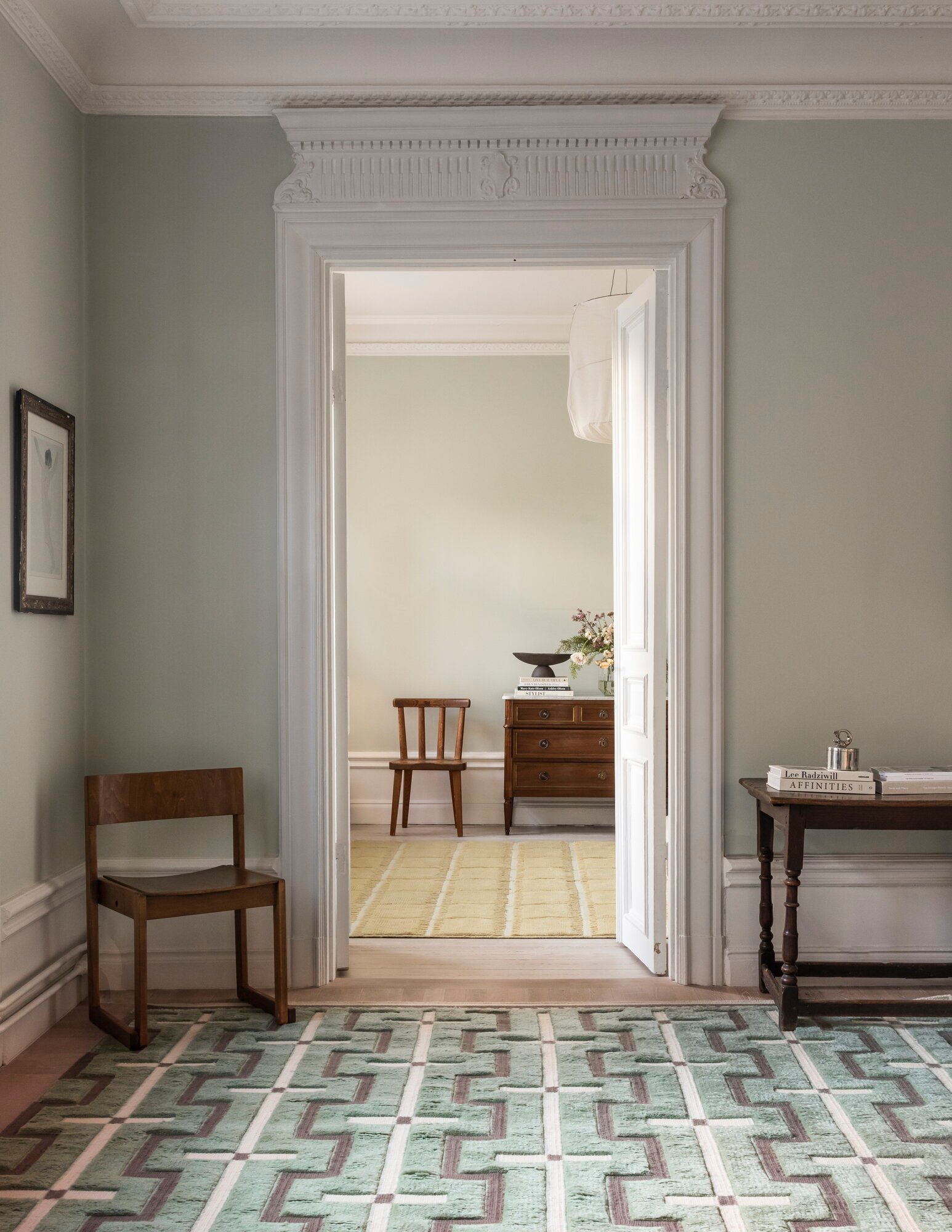 LAYERED Lilly wool rug, mustard | Finnish Design Shop